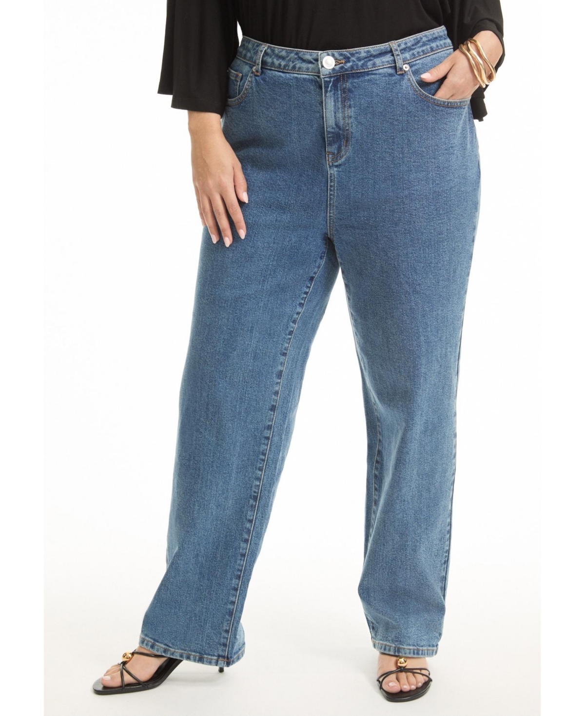 Click here for June + Vie Womens June + Vie June Fit High-Rise St... prices