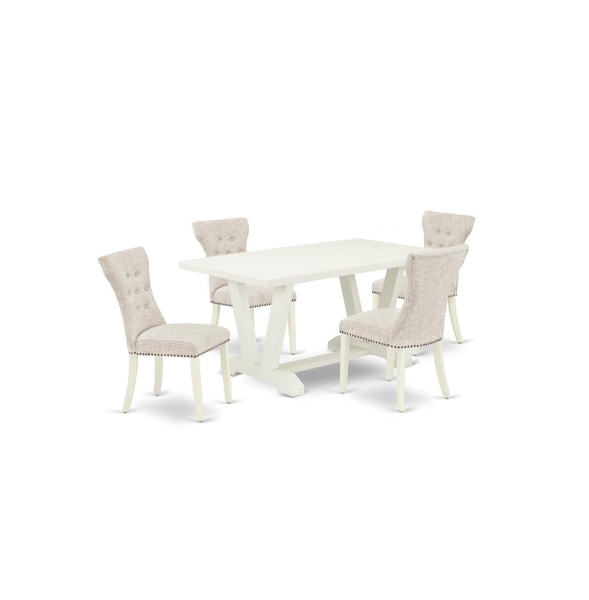 Click here for East West Furniture 5-Pc Included 4 kitchen parson... prices