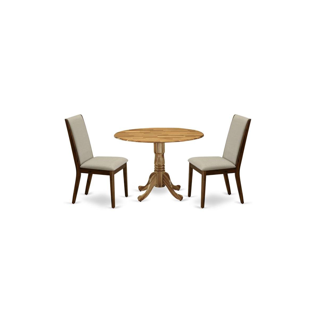 Click here for East West Furniture Dining Room Set Natural - Natu... prices
