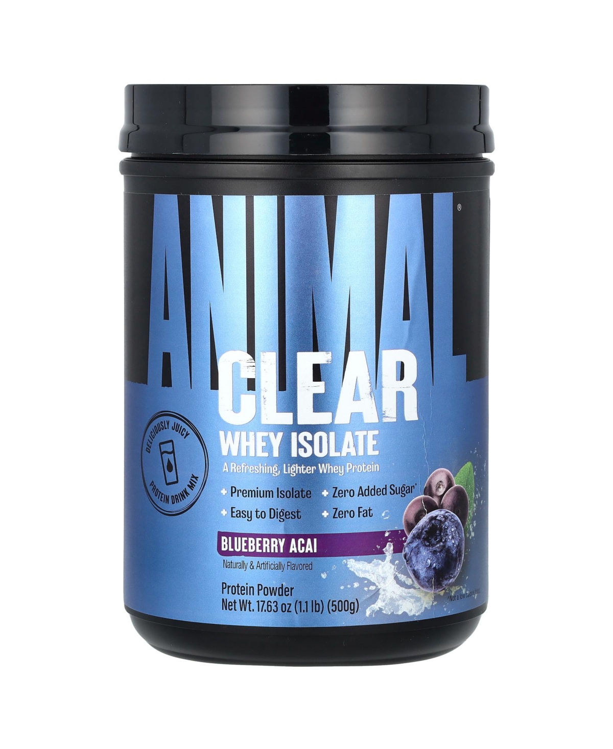 Click here for Animal Clear Whey Isolate Blueberry Acai - 1.1 lbs... prices