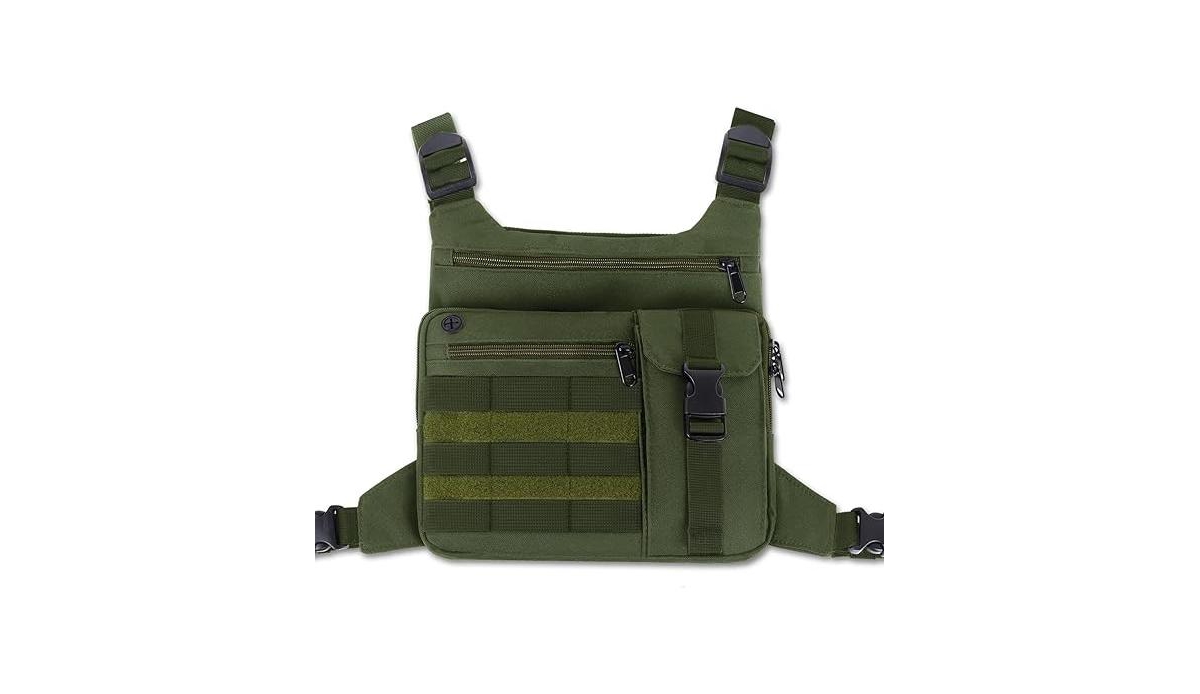 Click here for Tactical Chest Pack Running Bag: Outdoor Sports Li... prices