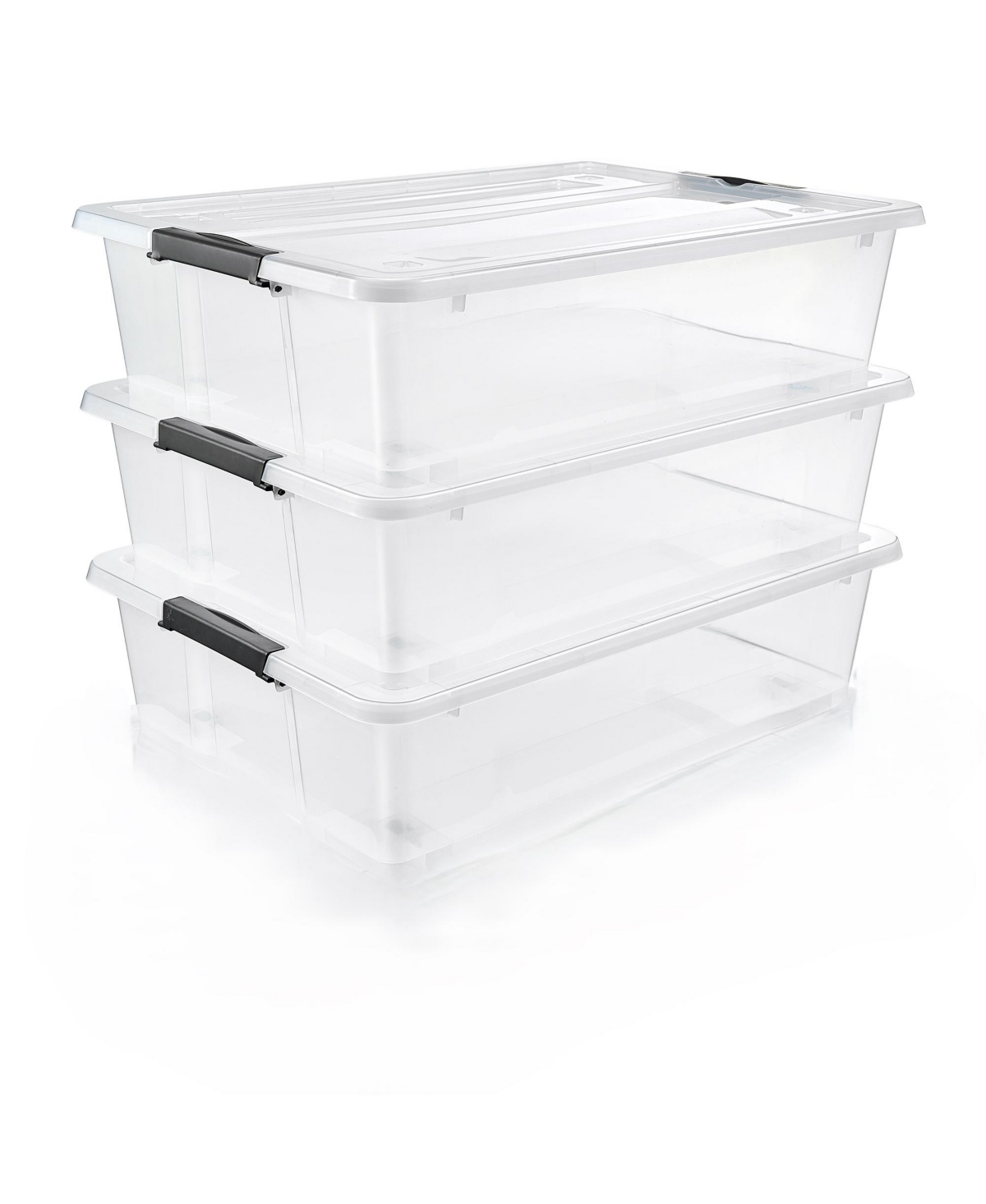 Click here for Sorbus 3 Pack 40qt Underbed Bins with Lids and Han... prices