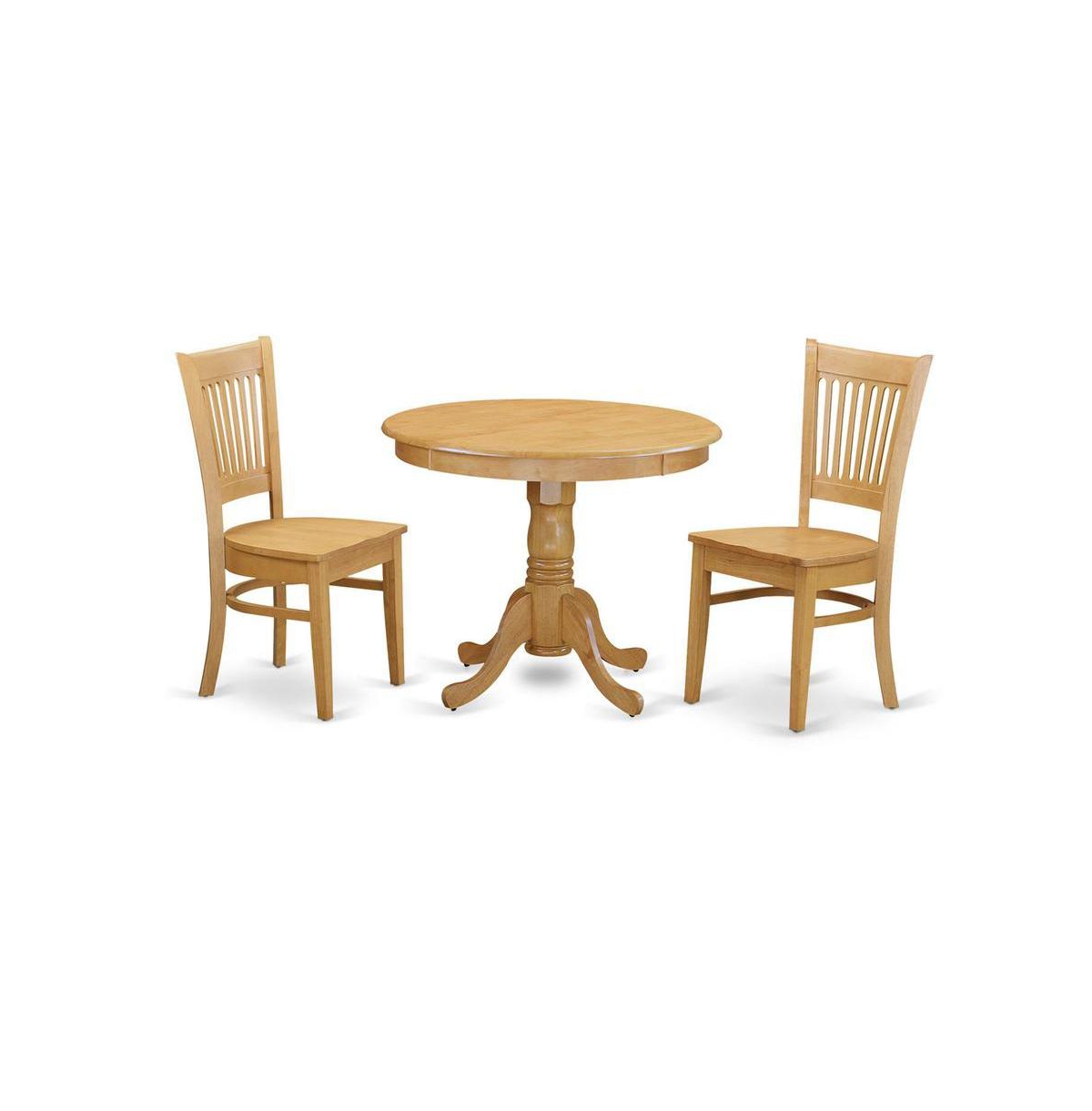 Click here for East West Furniture 3 Pc Small Kitchen Table set -... prices