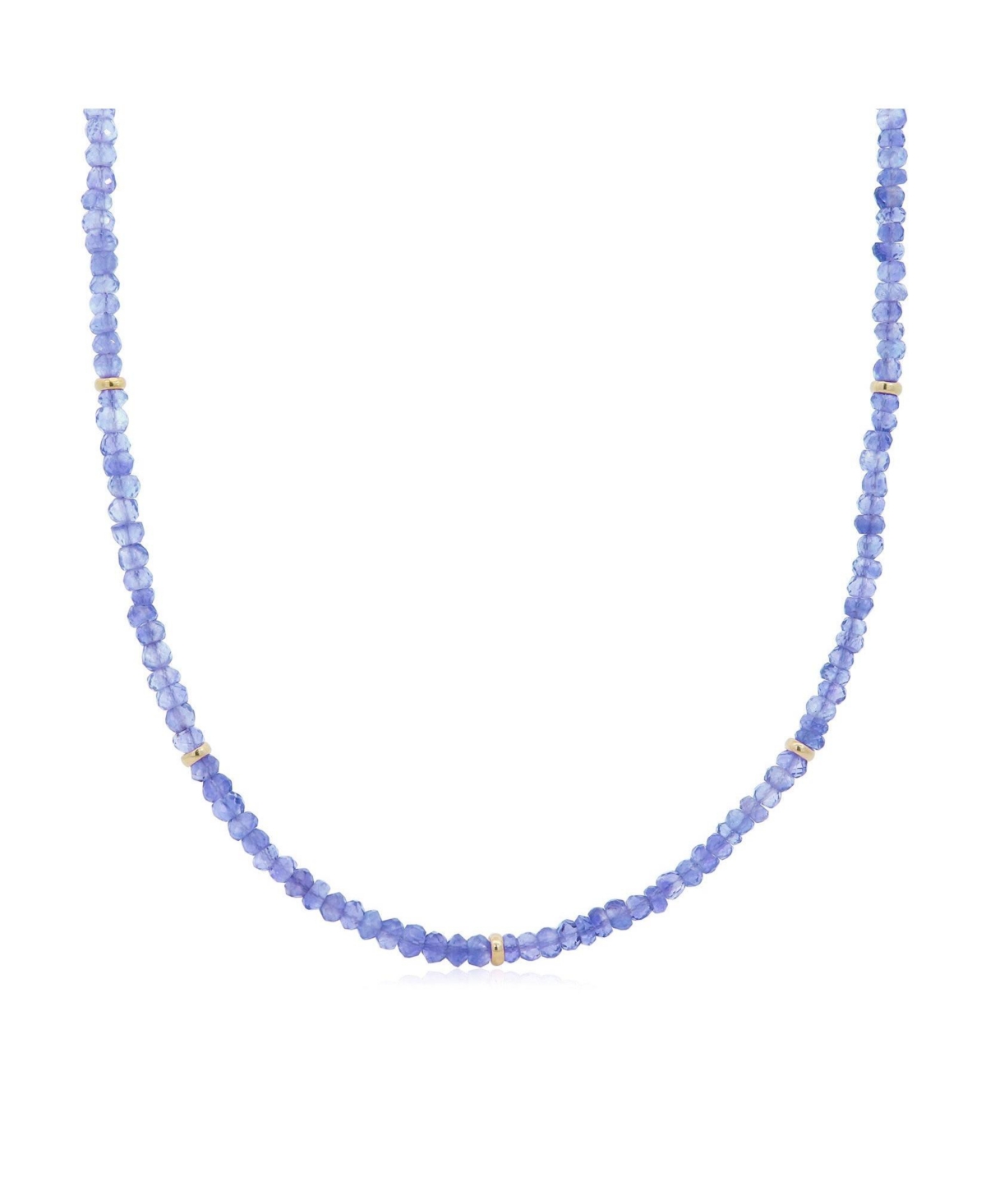 Click here for The Lovery Tanzanite Bead Necklace 14K Gold - Tanz... prices