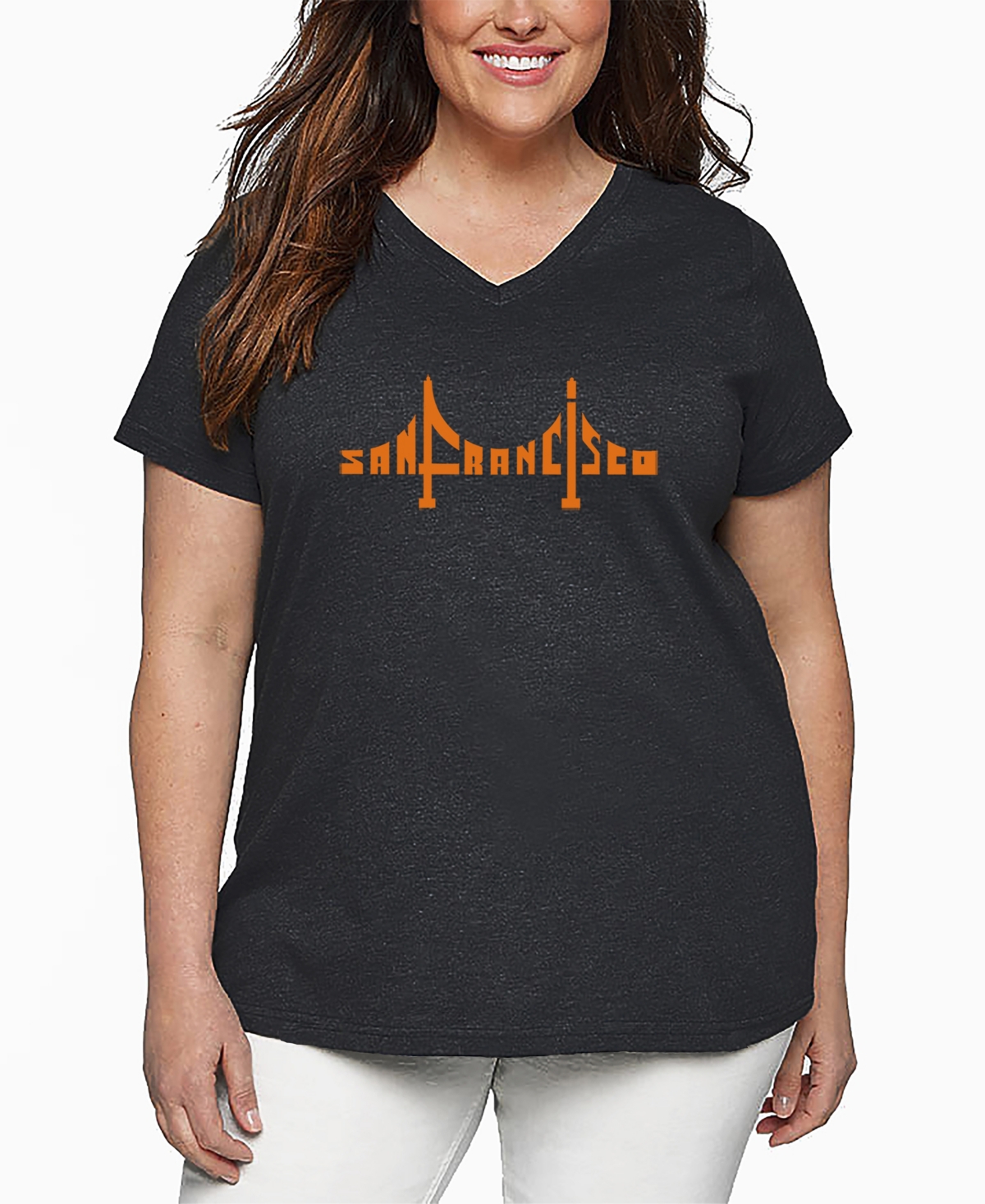 Click here for La Pop Art Plus Size San Francisco Bridge Word Art... prices