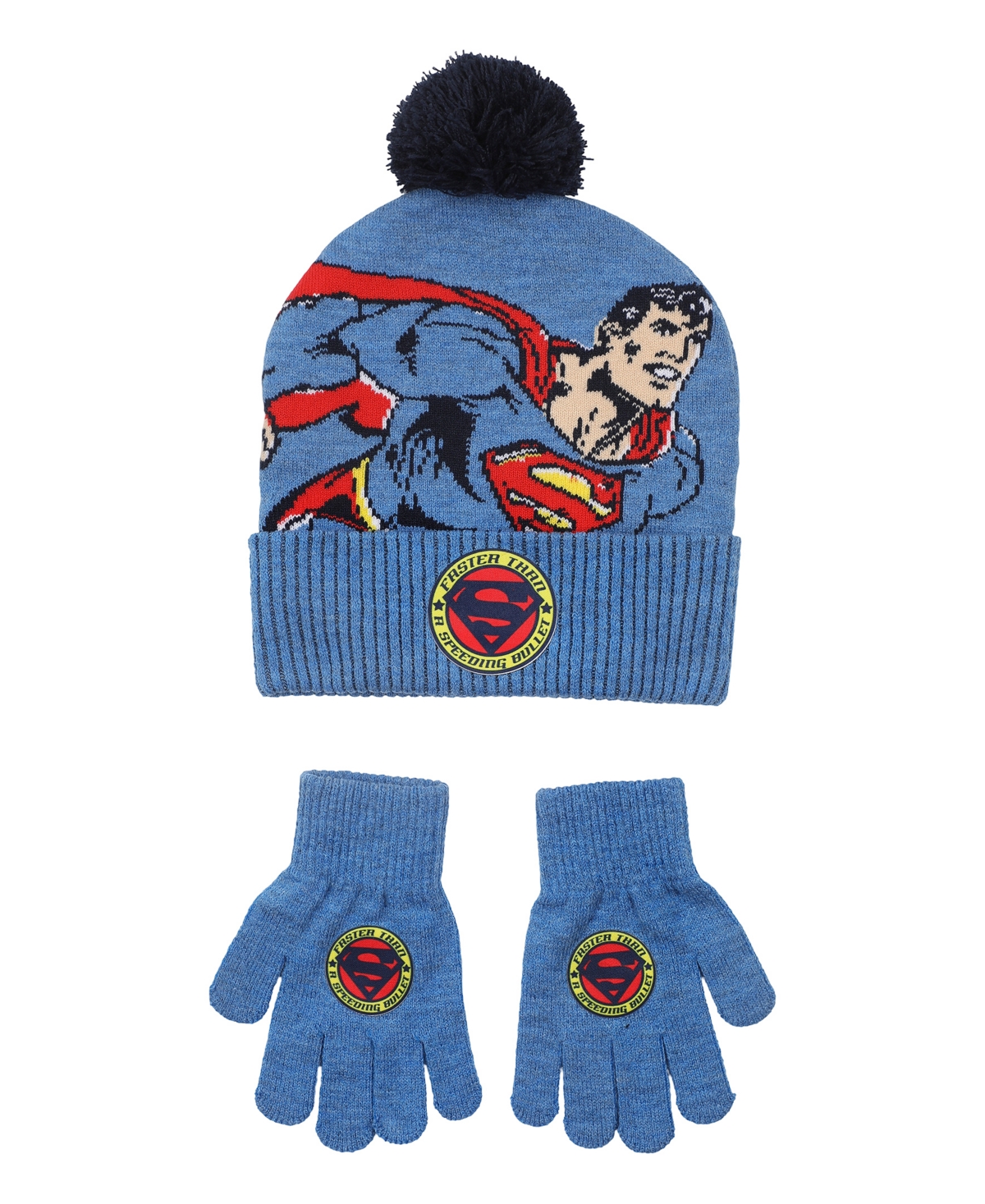 Click here for Bioworld Big Boys Superman 2-Piece Hat and Gloves... prices