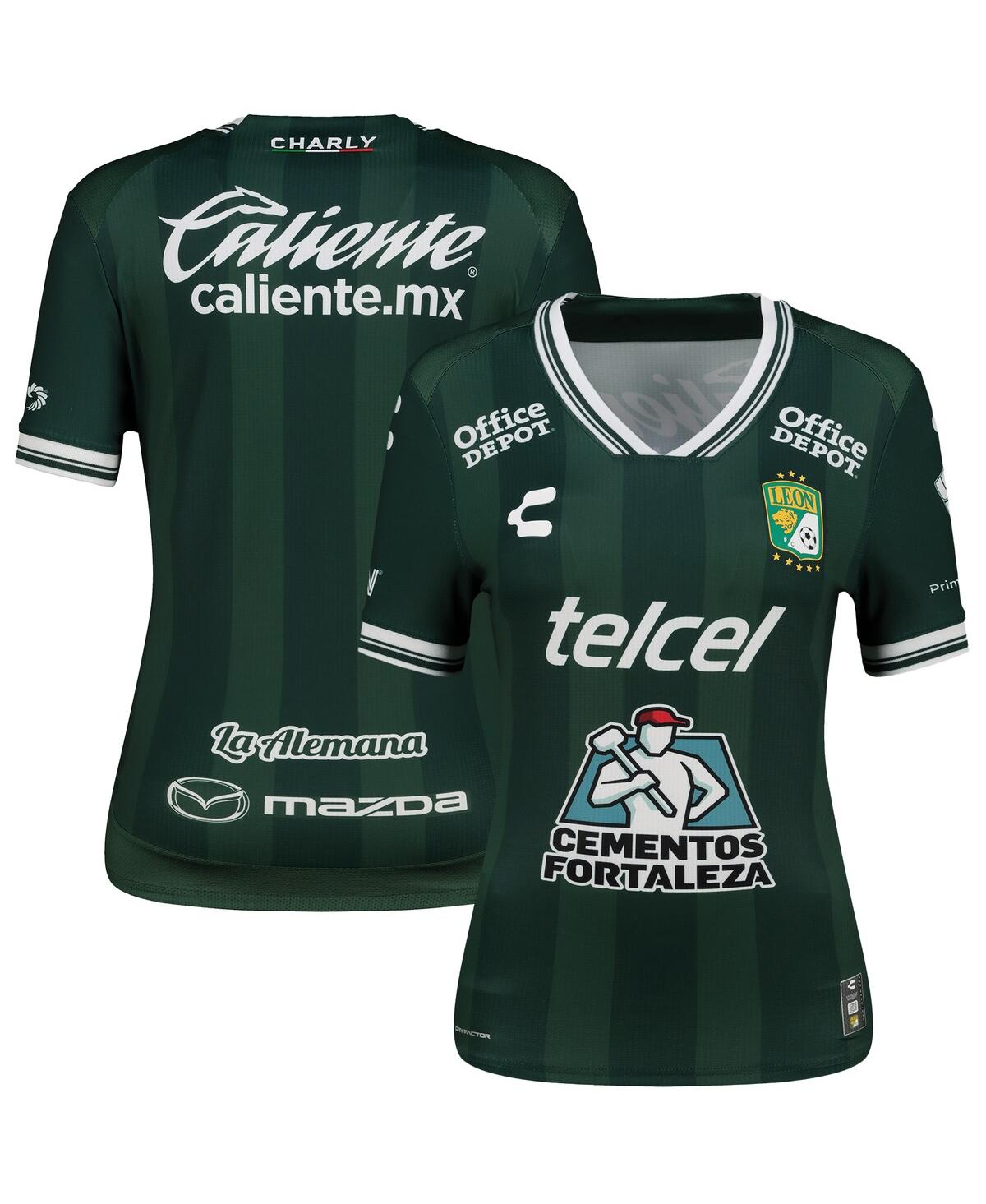 Click here for Charly Womens Green Club Leon 2025/26 Home Authent... prices