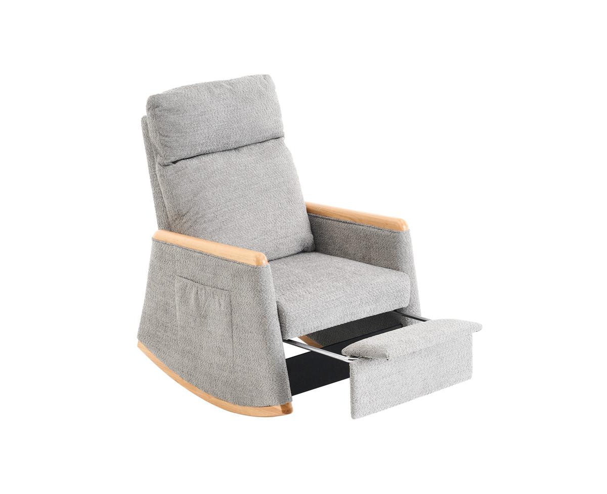 Click here for Casainc Rocking Chair with Footrest High Back Rubb... prices