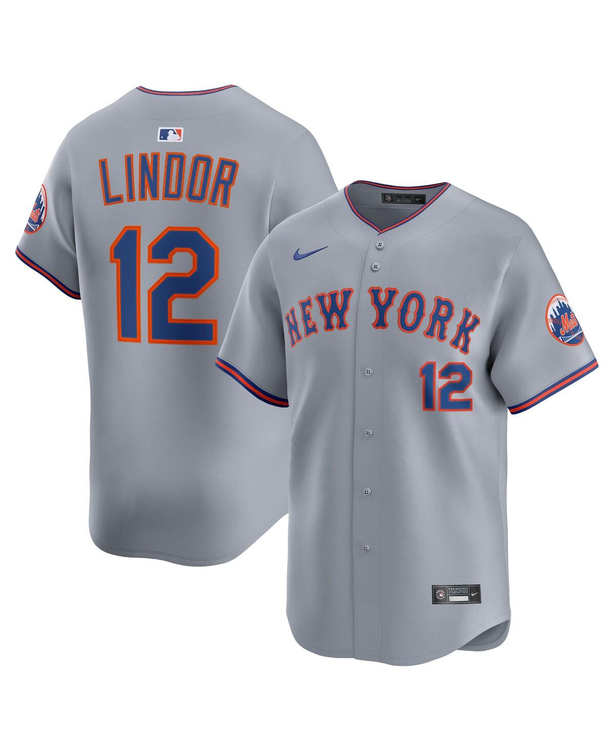 Click here for Nike Mens Francisco Lindor Gray New York Mets Road... prices