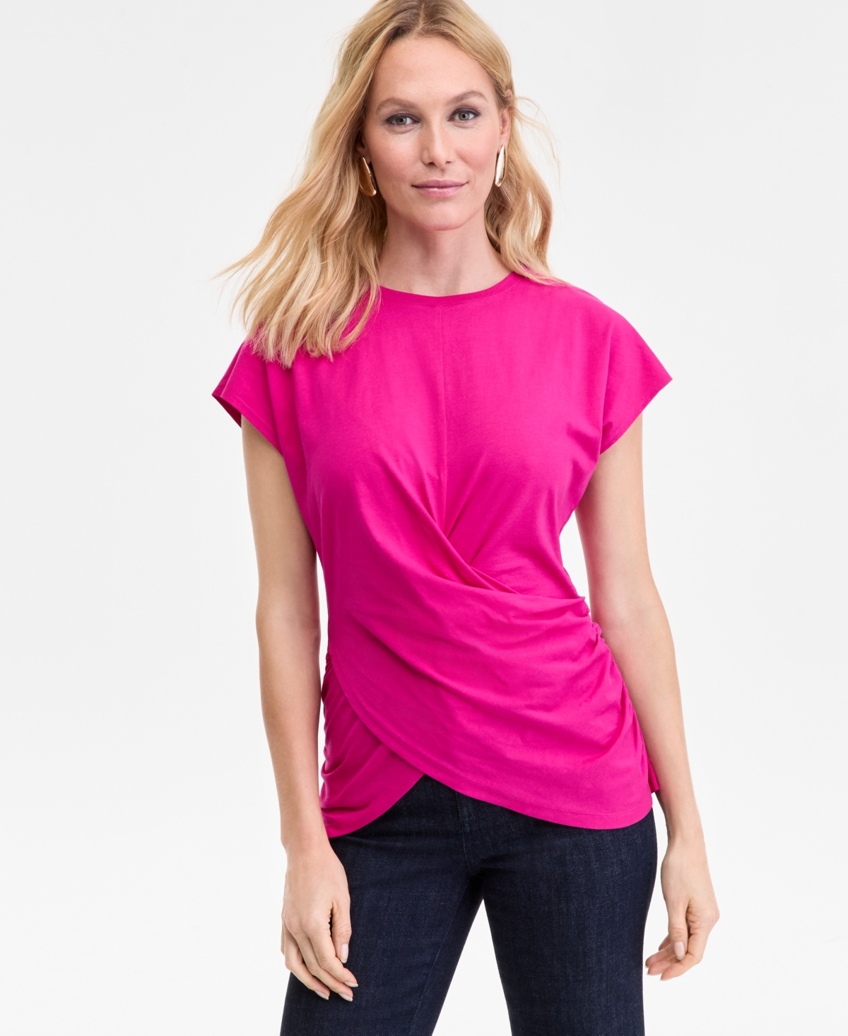 Click here for I.n.c. International Concepts Womens Cotton Twist-... prices