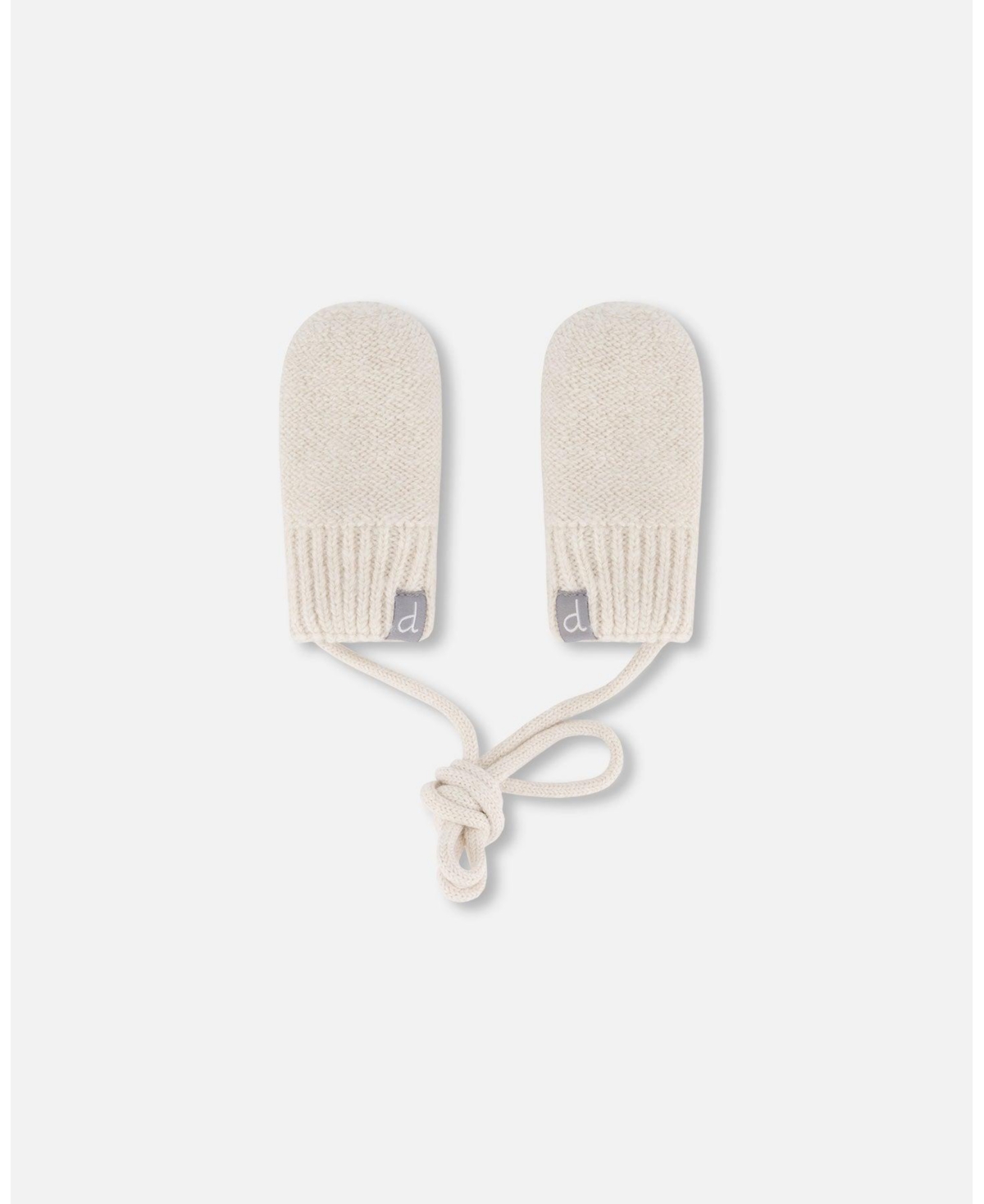 Click here for Deux par Deux Baby Unisex Infant Knit Mittens Off-... prices