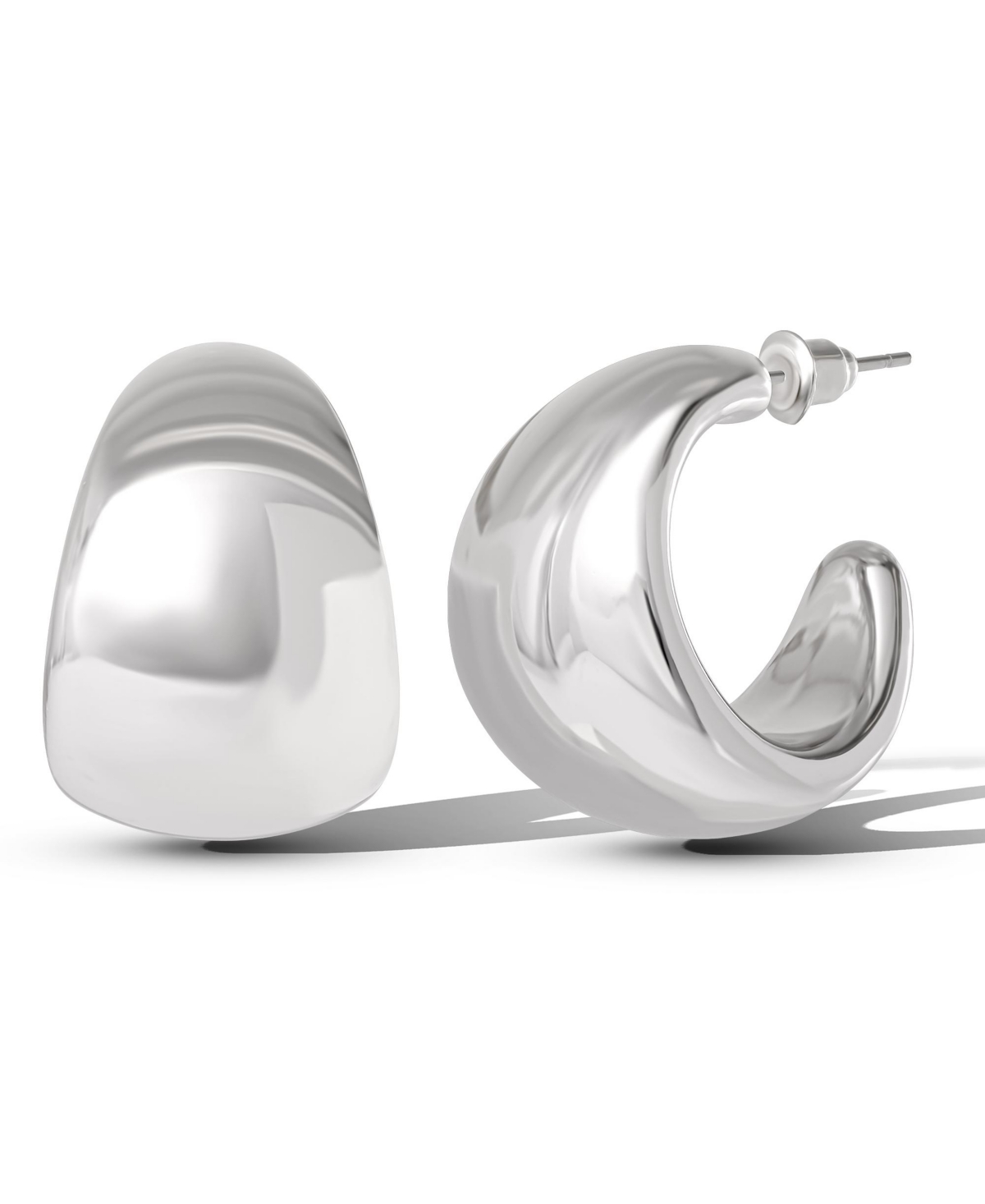 Click here for Jessica Simpson Dome Drop Earrings - Silver prices