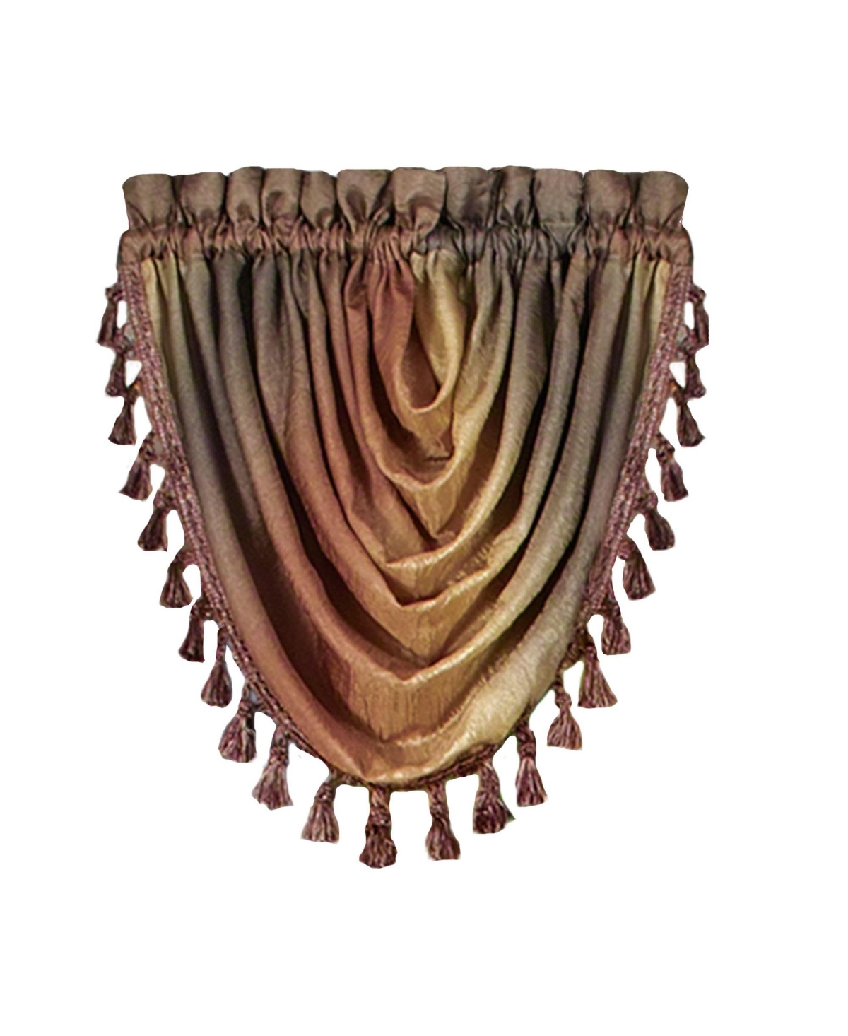 Click here for GoodGram Ombre Crushed Satin Sheer Single Window C... prices