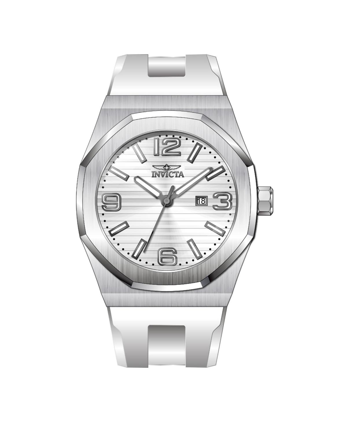 Click here for Invicta Mens 45774 Huracan Quartz 3 Hand Silver Di... prices