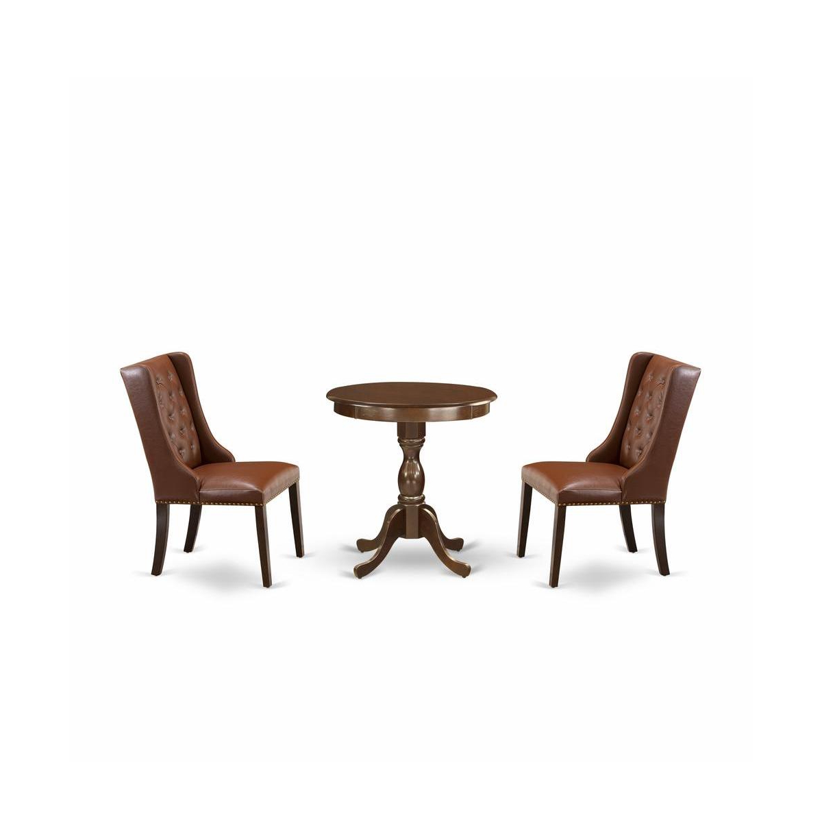 Click here for East West Furniture 3-Pc Dining Room Table Set - 2... prices
