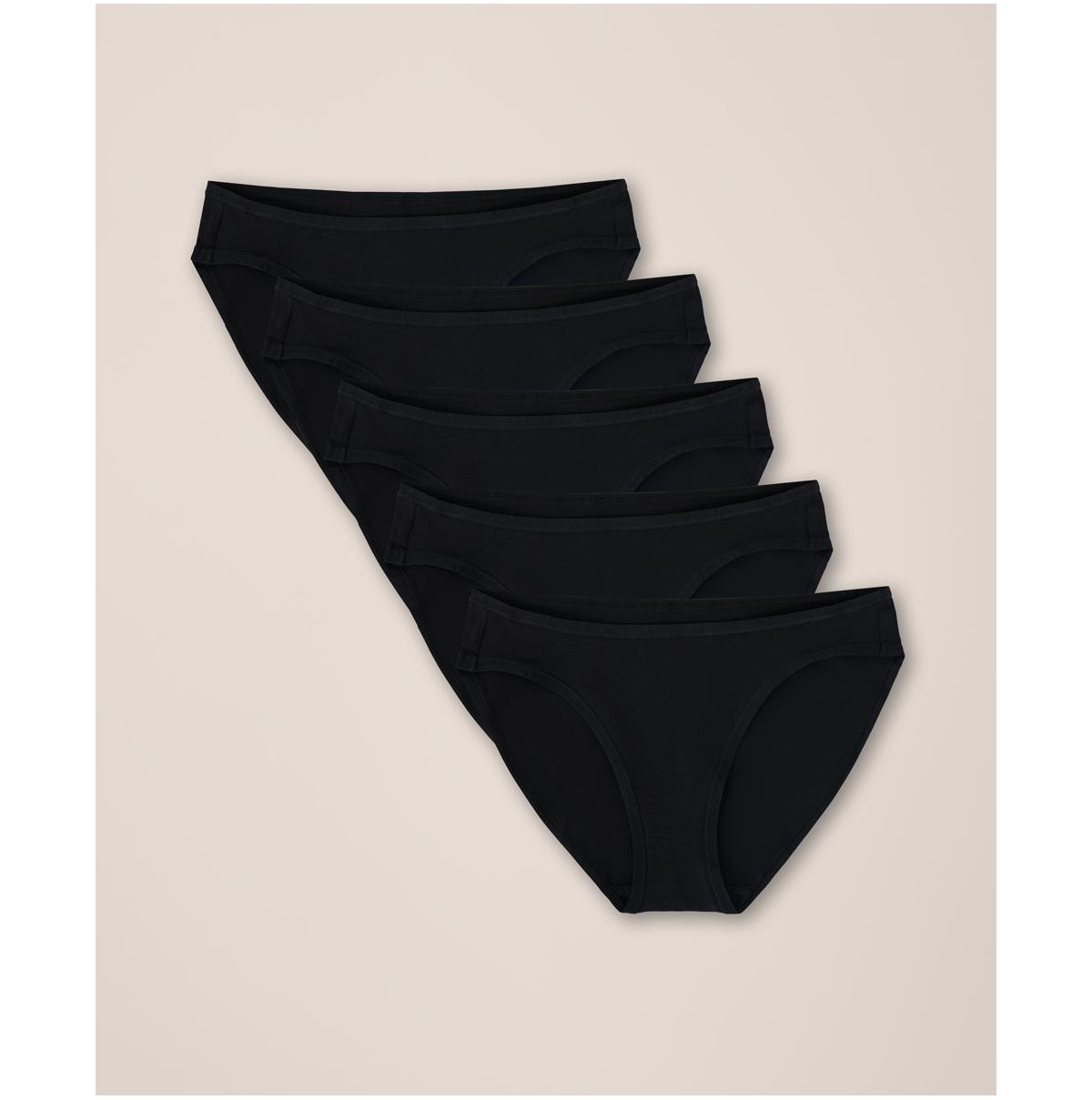 Click here for Pact Everyday Classic Fit Bikini 5-Pack - Black prices