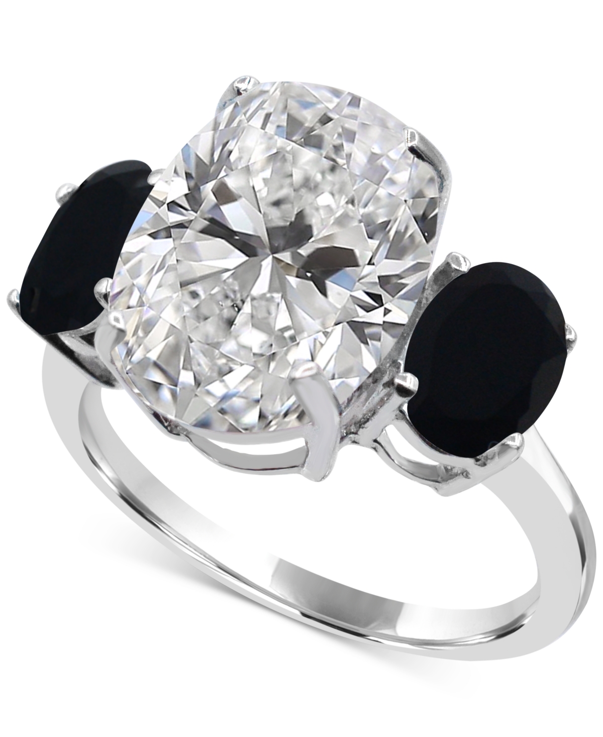 Click here for White Quartz 4-3/4 ct. t.w. and Black Onyx 2-7 x 5... prices