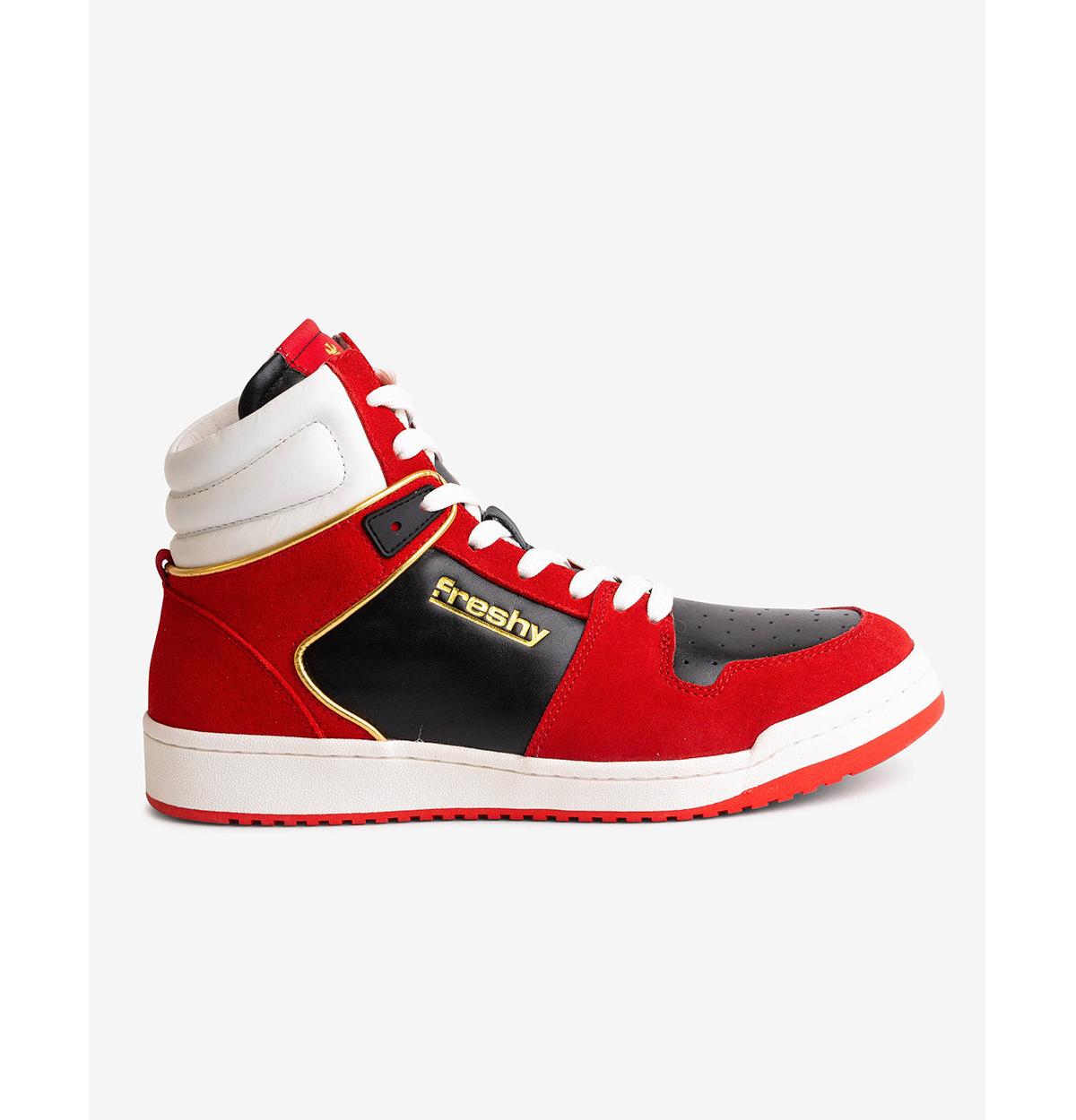 Click here for Freshy Mens Bounce Sneaker - Red/black/white prices