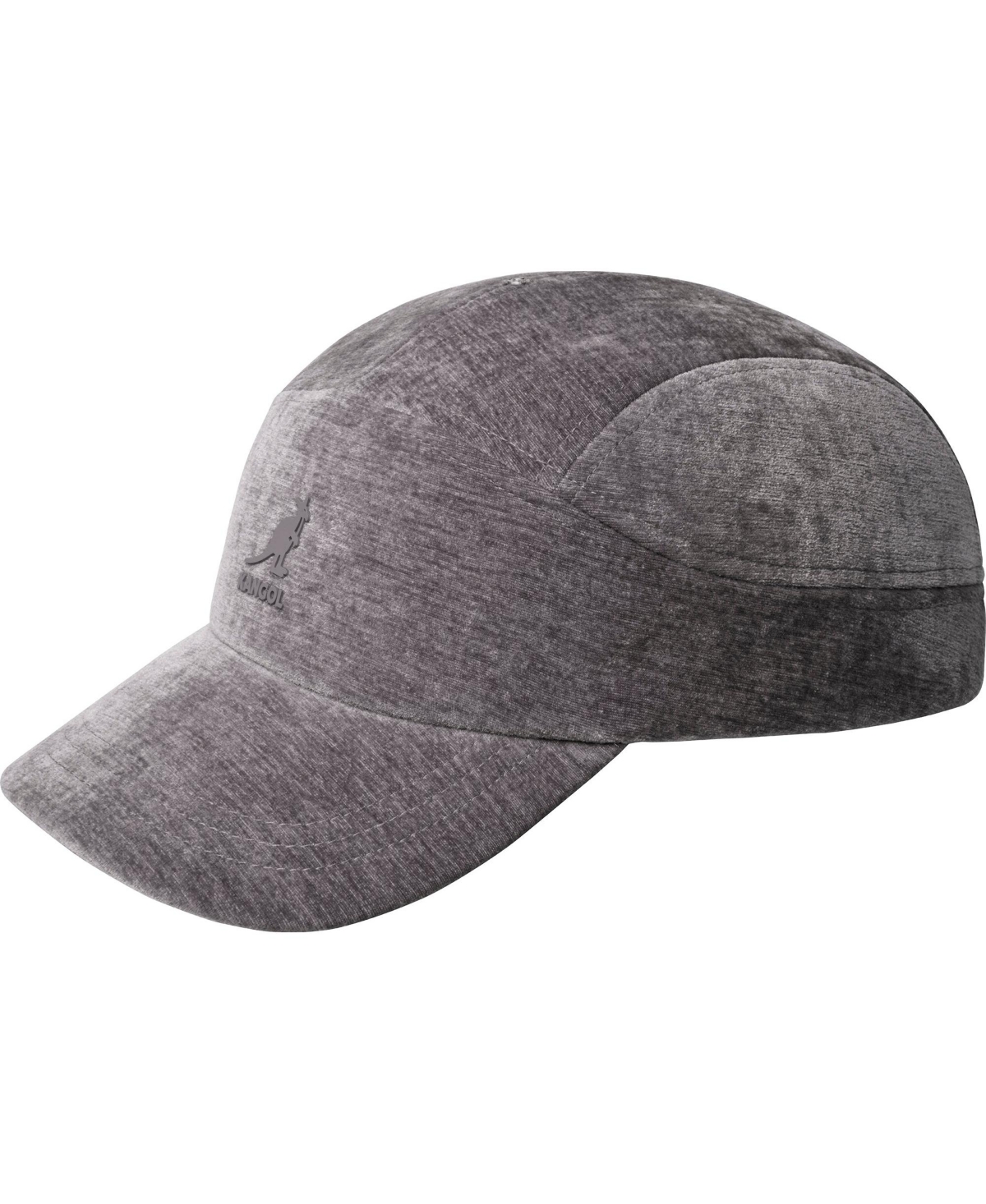 Click here for Kangol Velvet Drape 5-Panel Baseball - Charcoal prices