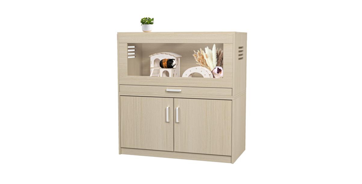 Click here for Aostirmotor Hamster Cage with Storage Acrylic Pane... prices