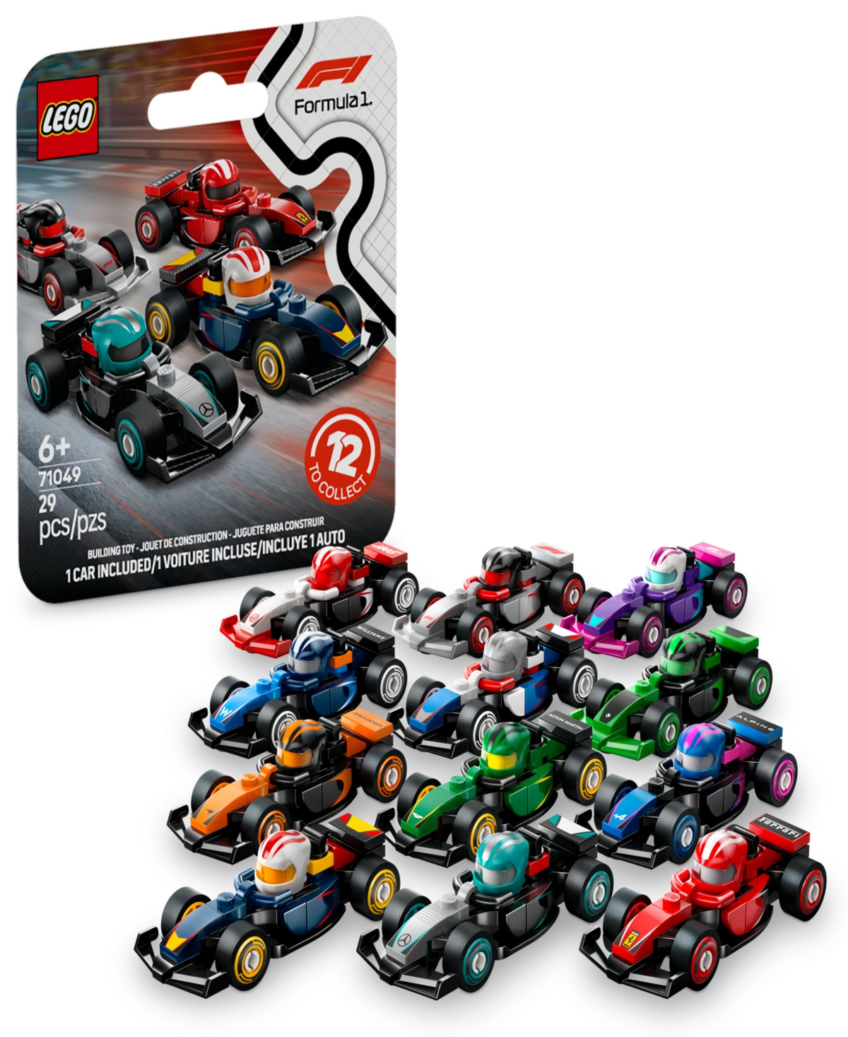 Click here for Lego F1 Collectible Race Cars Building Kit 71049... prices