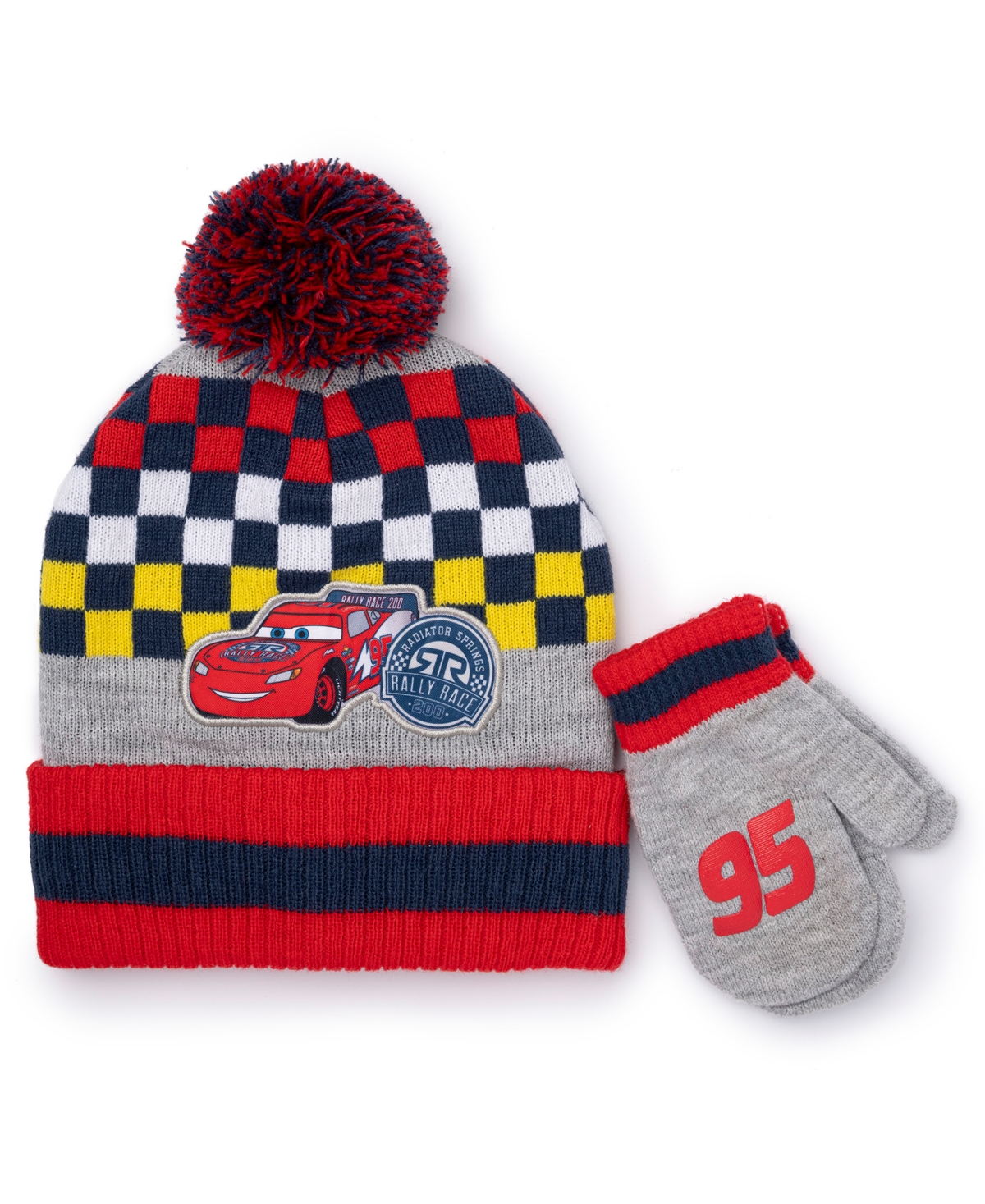 Click here for Cars Toddler Boys 2-Piece Cars Beanie and Mitten S... prices