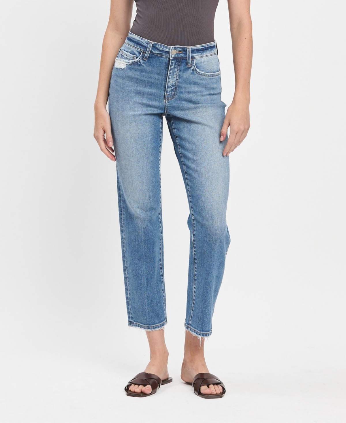 Click here for Vervet Womens High Rise Tapered Ankle Straight Jea... prices