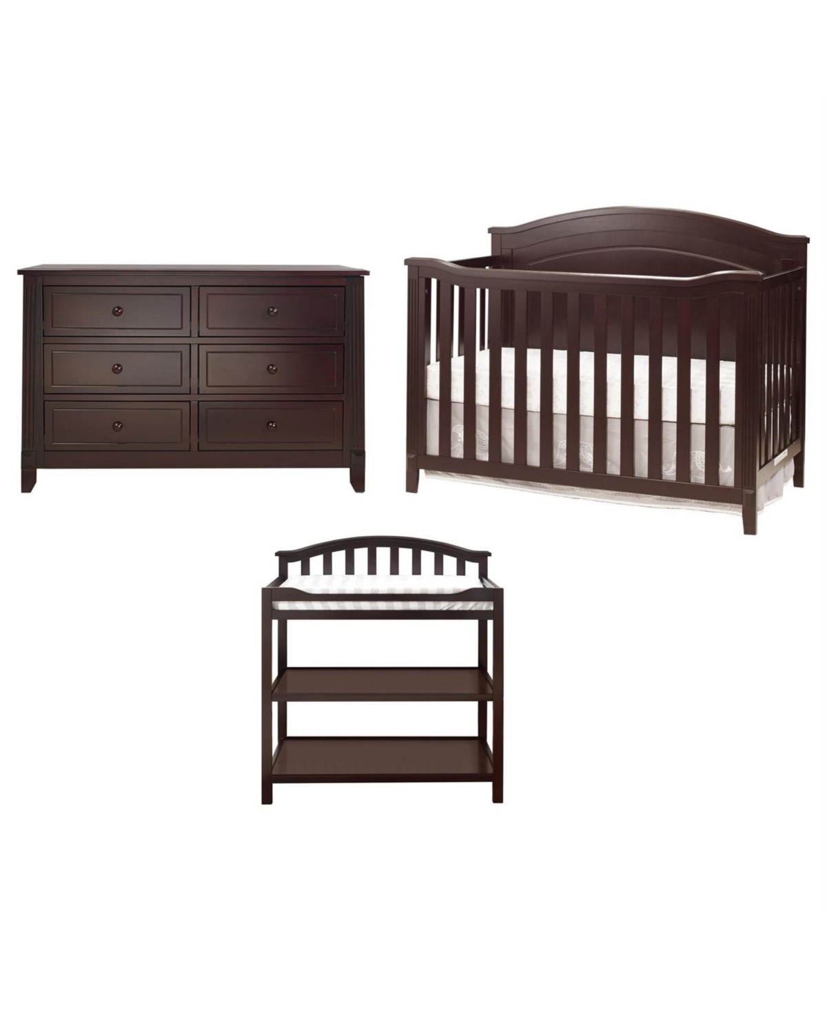Click here for Slickblue 3-Piece Nursery Furniture Set with Crib... prices