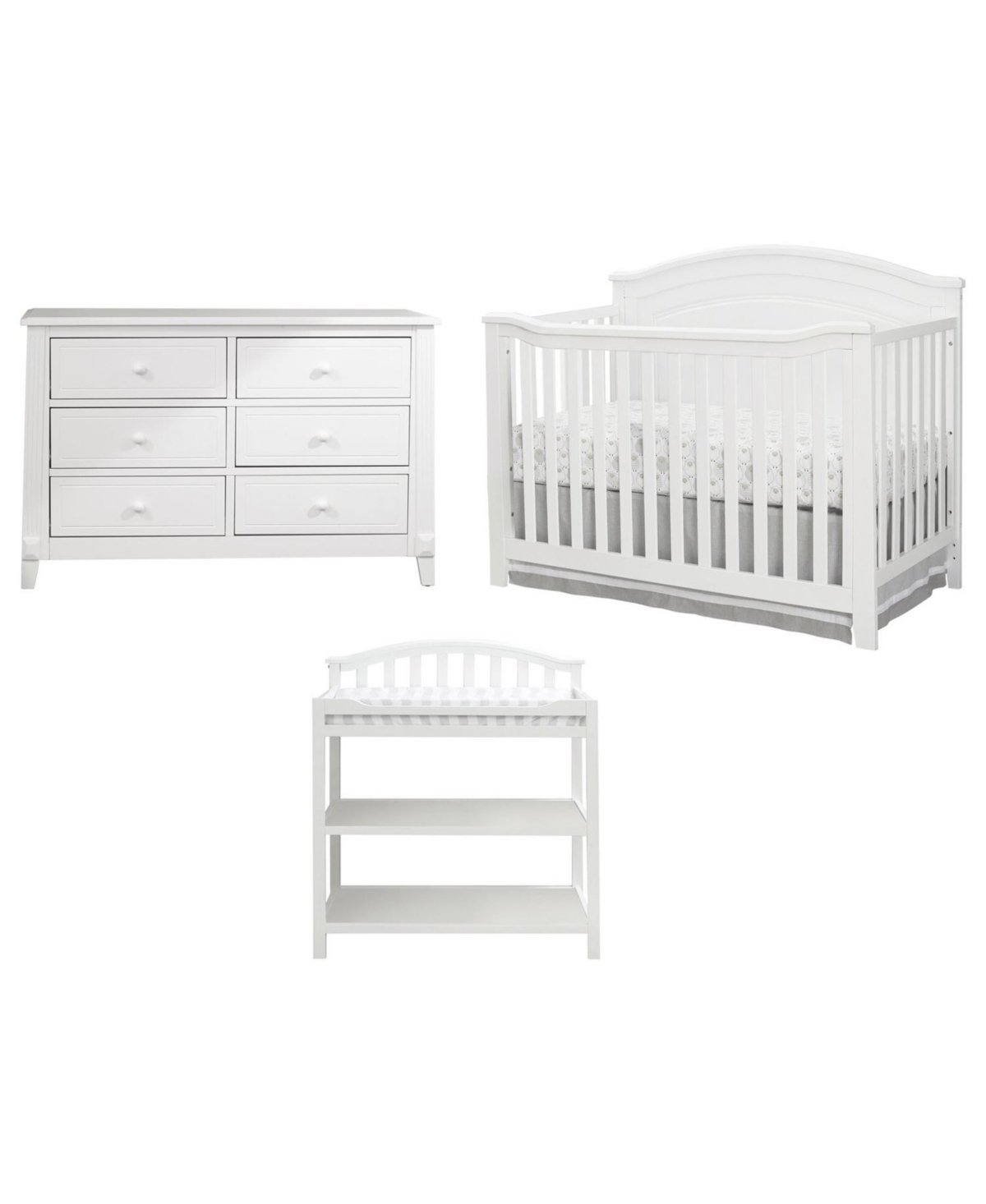 Click here for Slickblue 3-Piece Nursery Furniture Set with Crib... prices