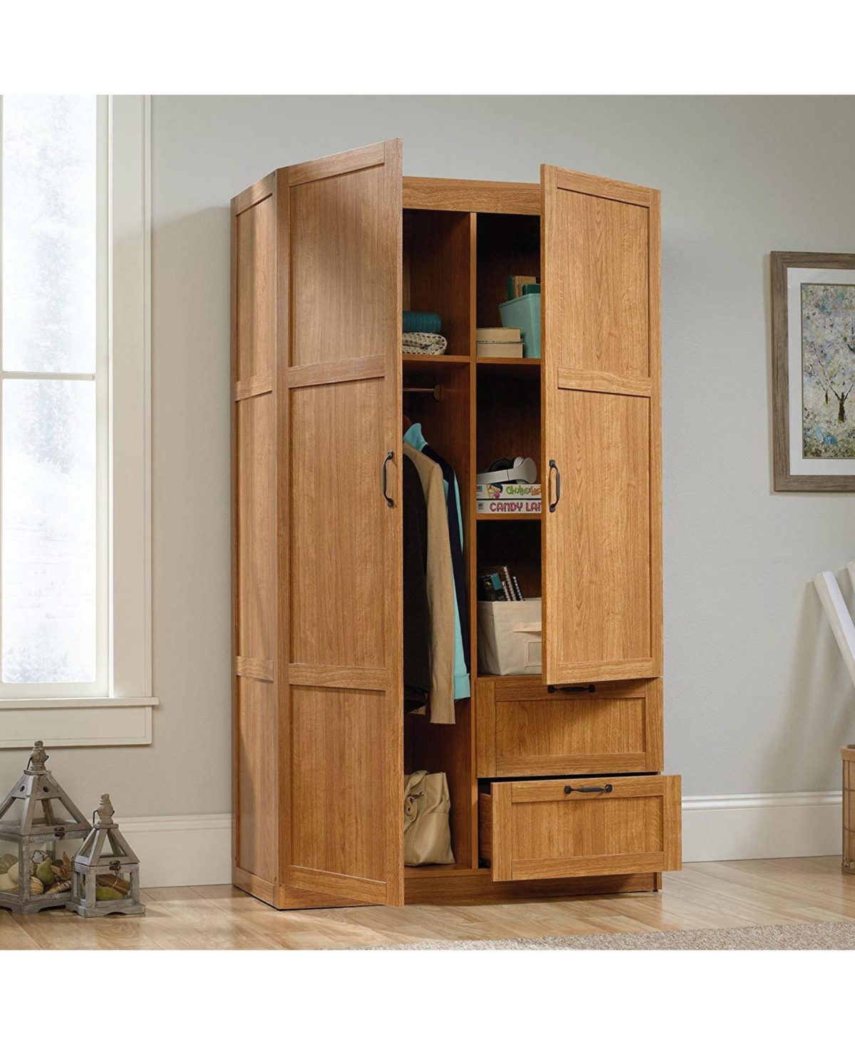 Click here for Slickblue Bedroom Wardrobe Cabinet with Shelves an... prices
