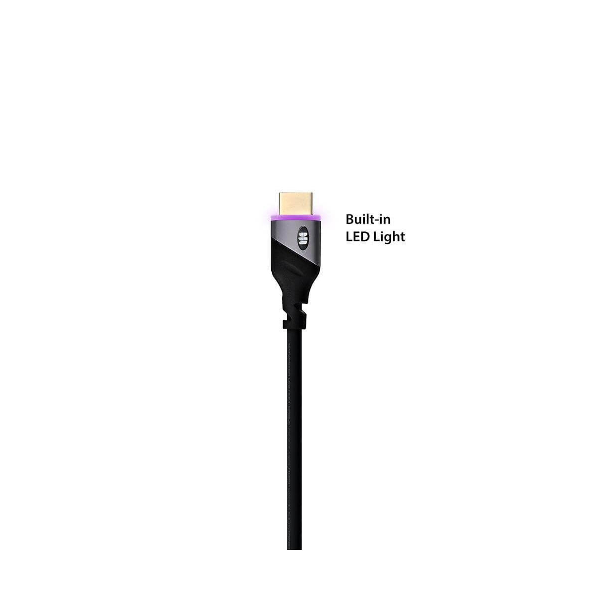 Click here for Monster Cable Purple Led 6FT Hdmi Cable - Black prices