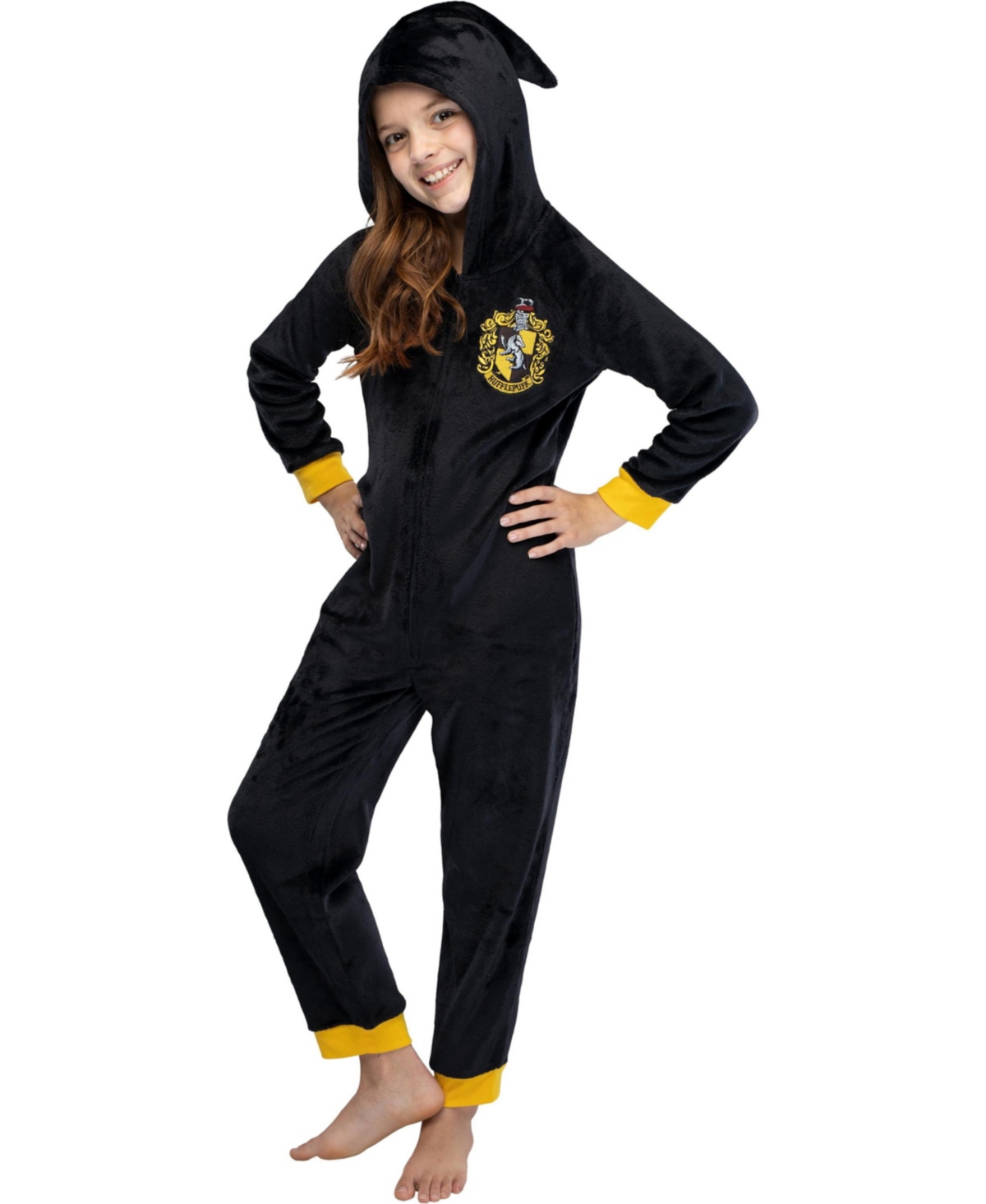 Click here for Harry Potter Hogwarts Houses Crest Girls Hooded Pa... prices