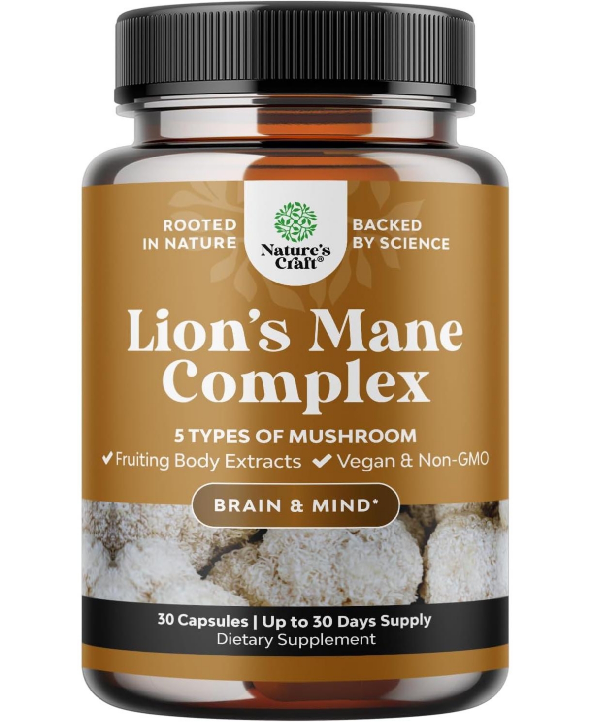 Click here for Natures Craft Lions Mane Complex Capsules  Brain B... prices