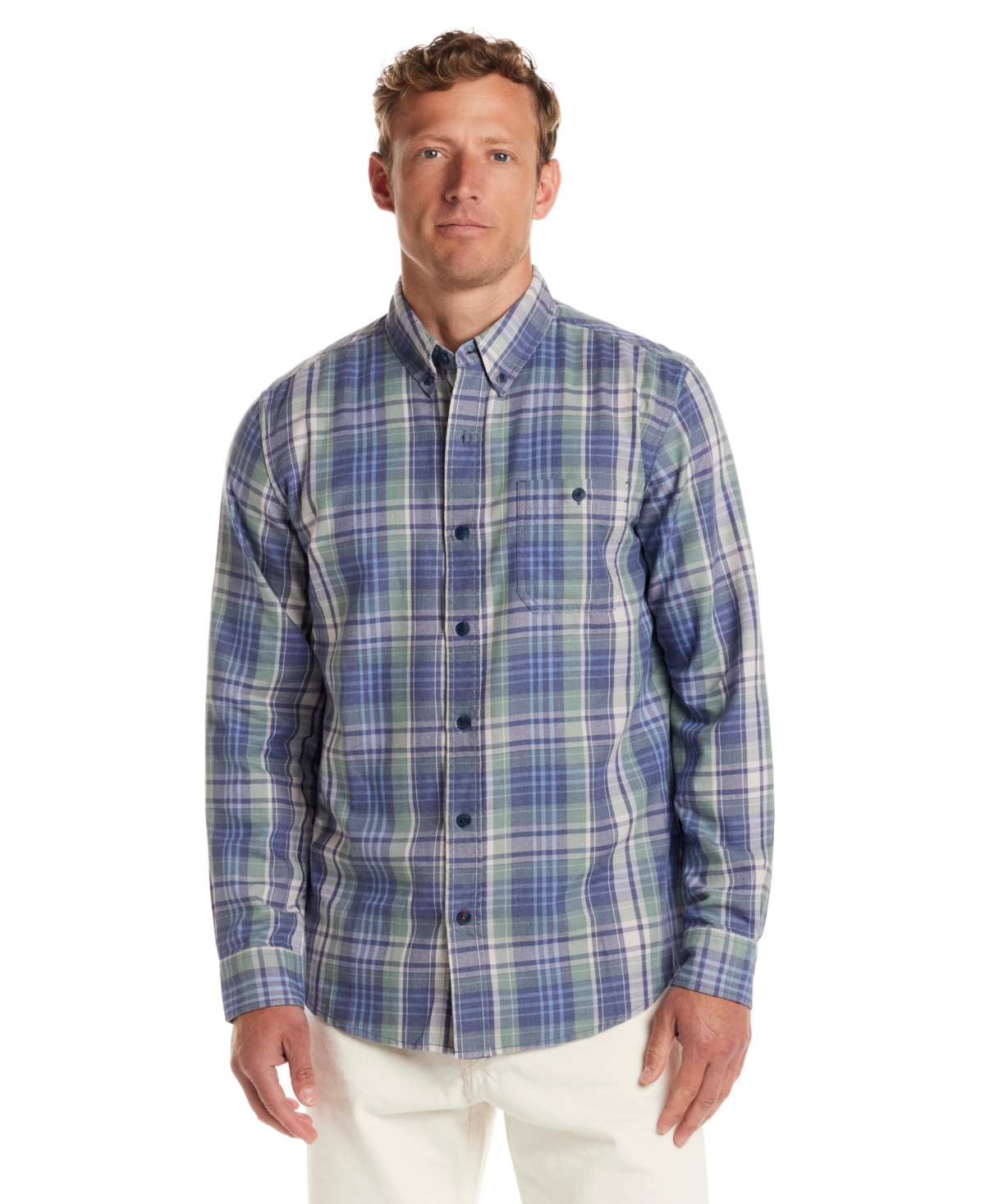 Click here for Weatherproof Vintage Mens Long Sleeve Button-Down... prices