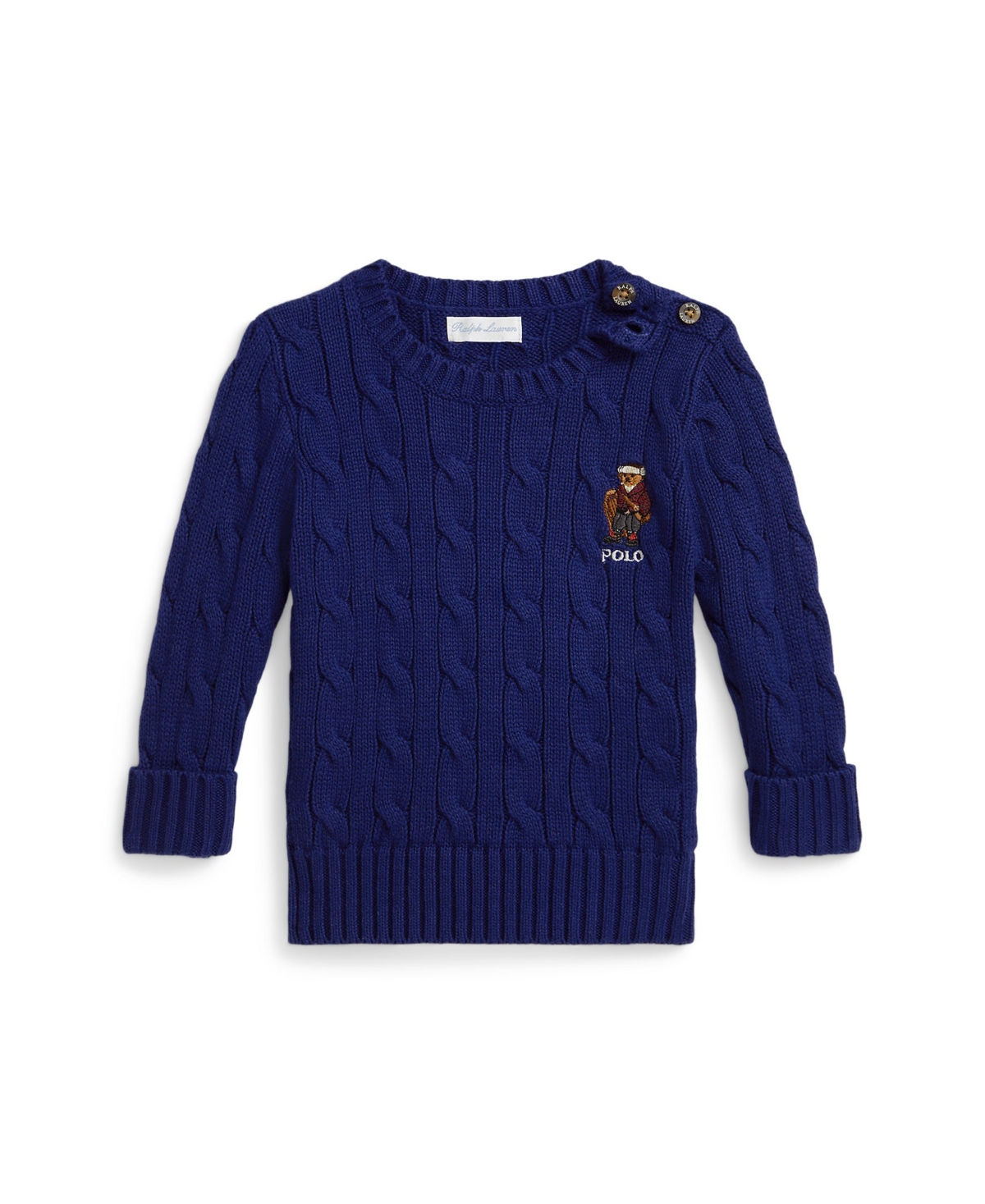 Click here for Polo Ralph Lauren Baby Boys Cable-Knit Cotton Swea... prices