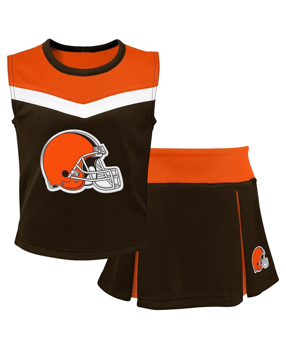 Click here for Outerstuff Big Girls 2-Piece Brown Cleveland Brown... prices