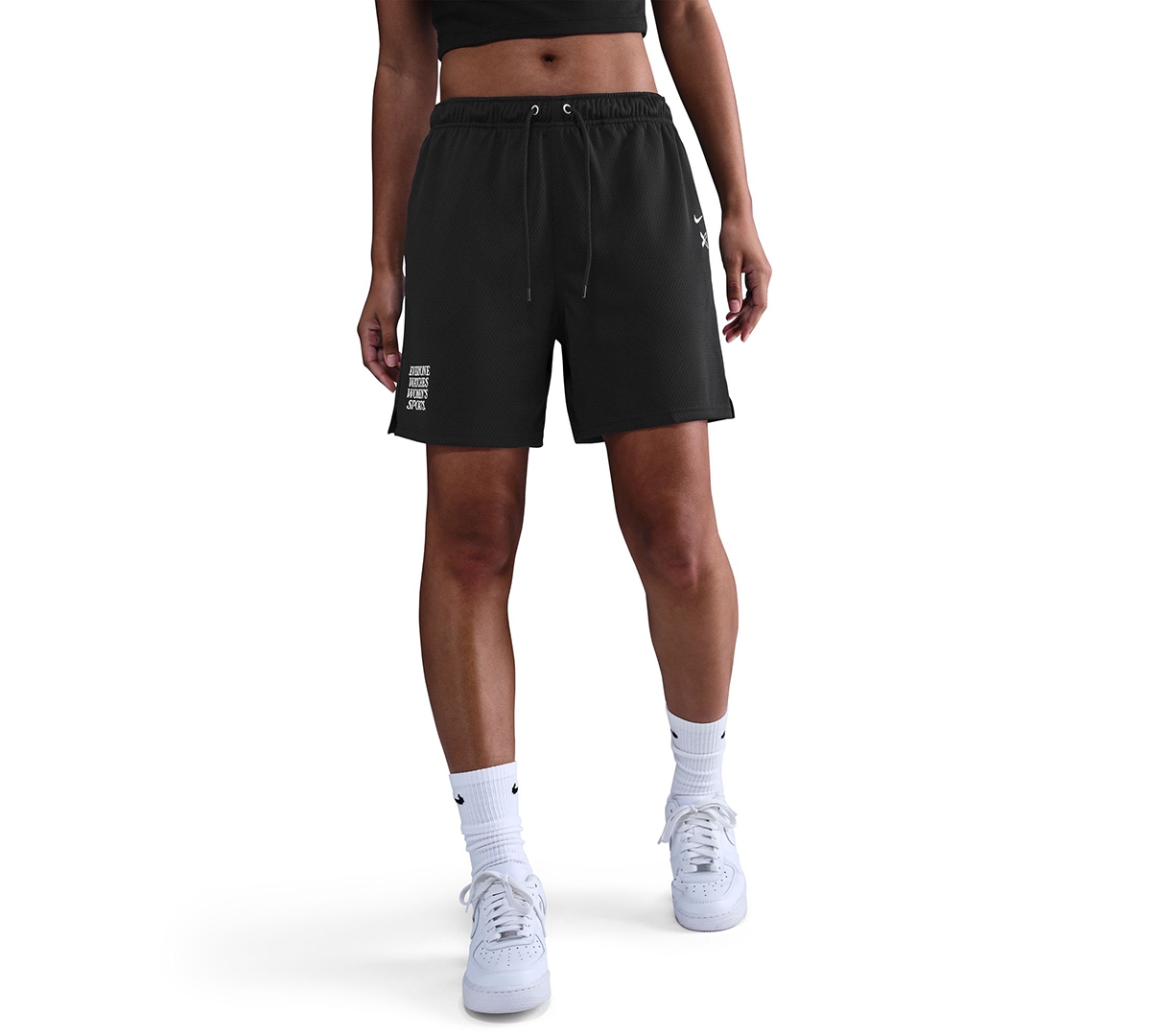 Click here for Nike Womens Sports by Togethxr Shorts - Black prices