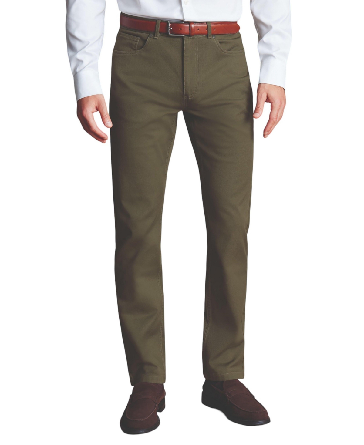 Click here for Charles Tyrwhitt Twill Slim Fit 5 Pocket Jeans - O... prices