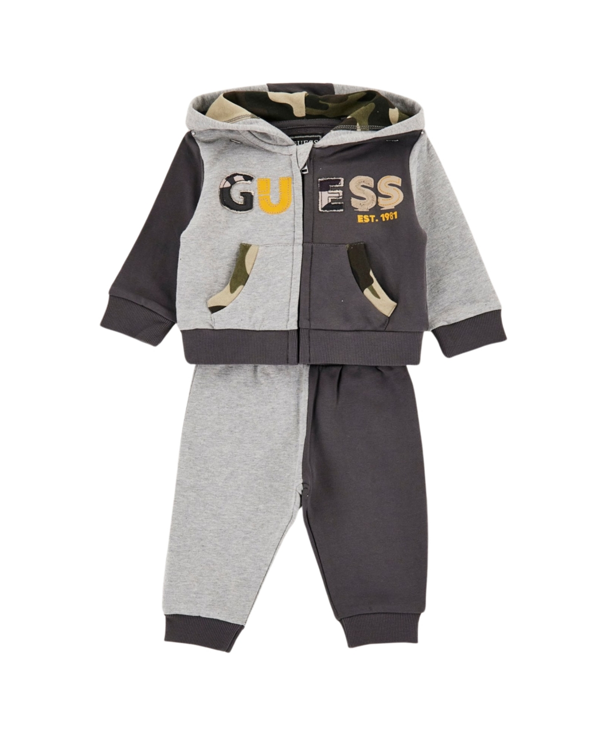 Click here for Guess Baby Boys 2-Piece Two-Tone Long-Sleeve Top a... prices