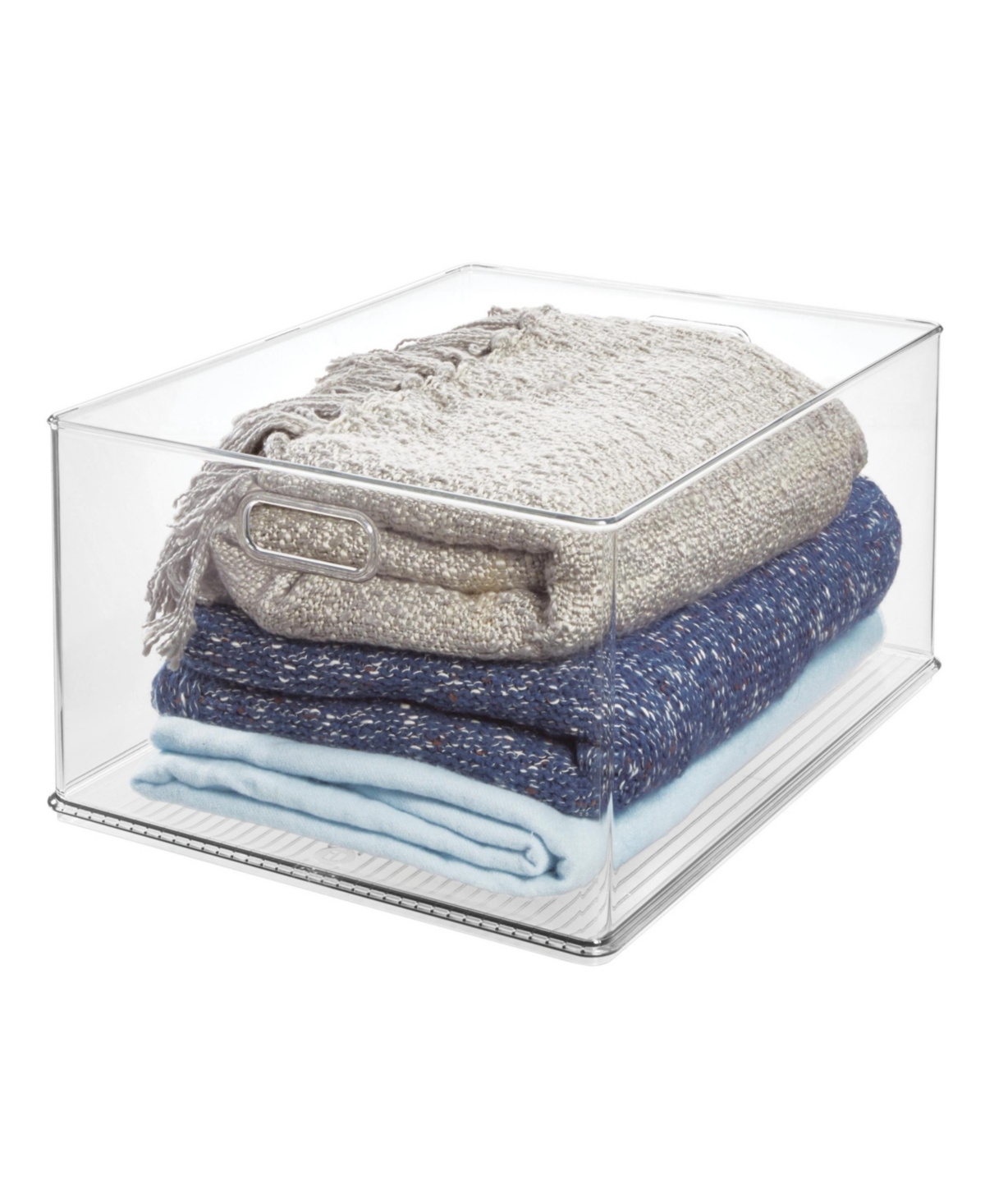 Click here for iDesign Stackable Plastic Storage Bin with Handles... prices