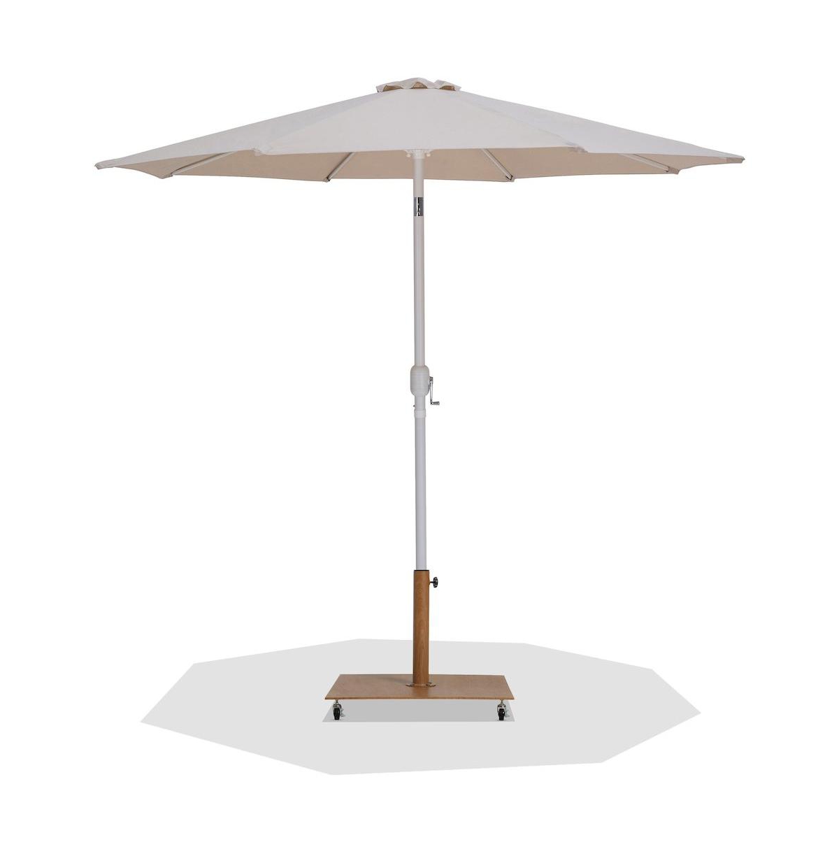 Click here for Meridian Furniture Fiji Beige Fabric / Teak Alumin... prices