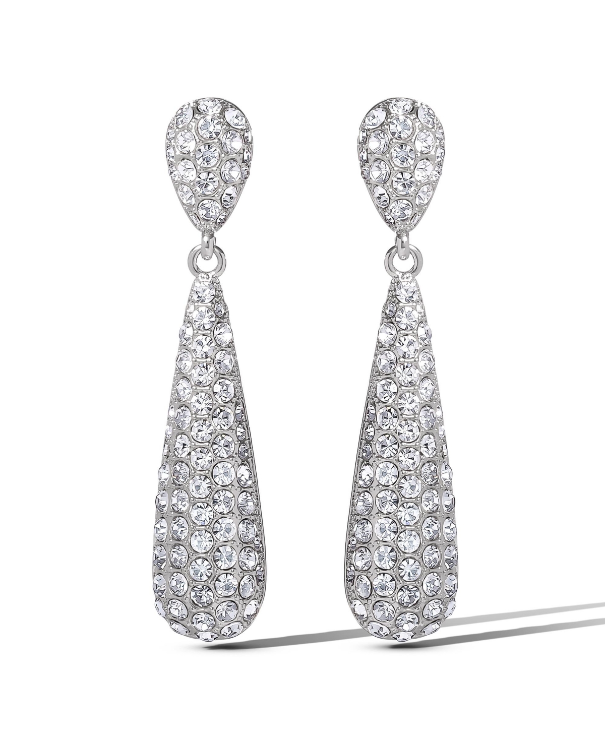 Click here for Crystal Drop Earrings - Silver prices