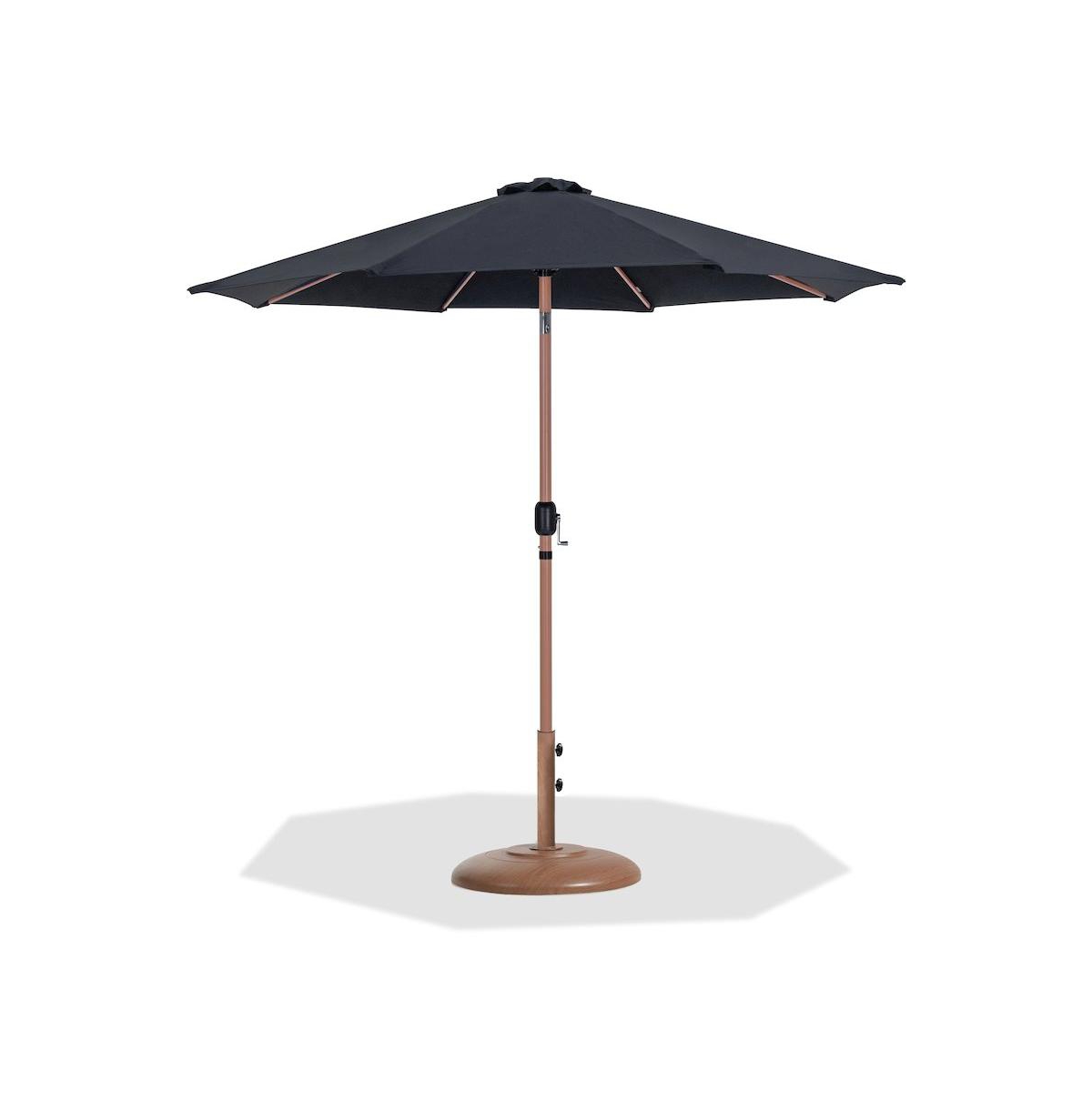 Click here for Meridian Furniture Fiji Black Fabric / Teak Alumin... prices