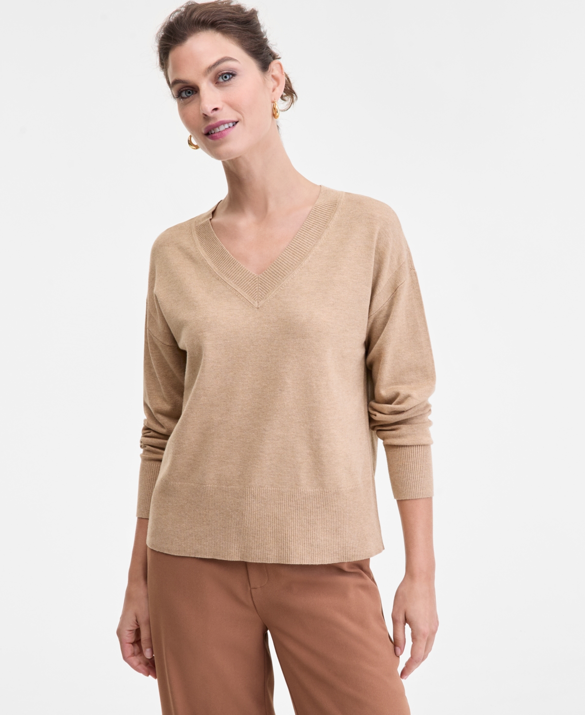 Click here for I.n.c. International Concepts Womens V-Neck Sweate... prices
