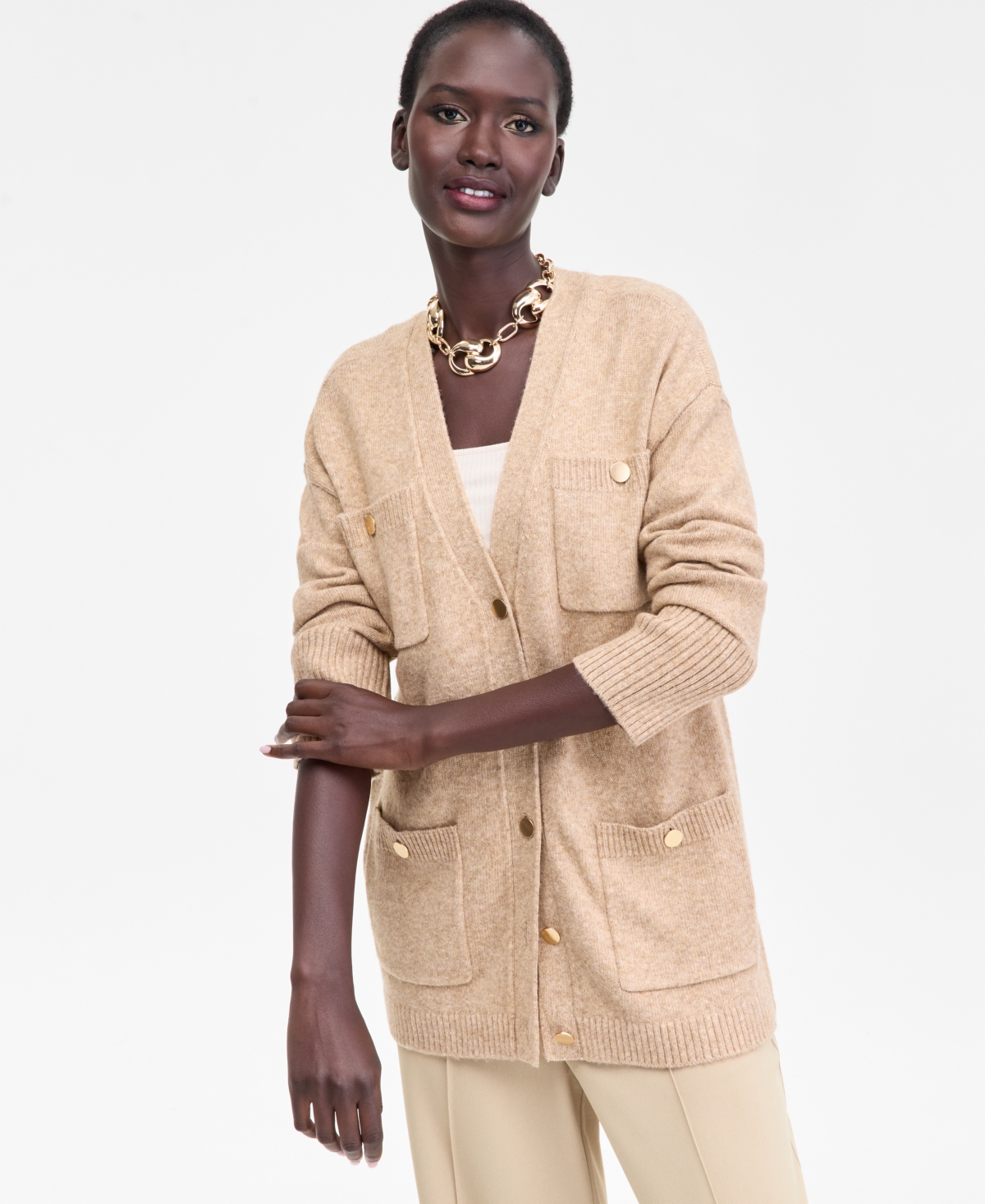 Click here for I.n.c. International Concepts Womens Pocket Cardig... prices