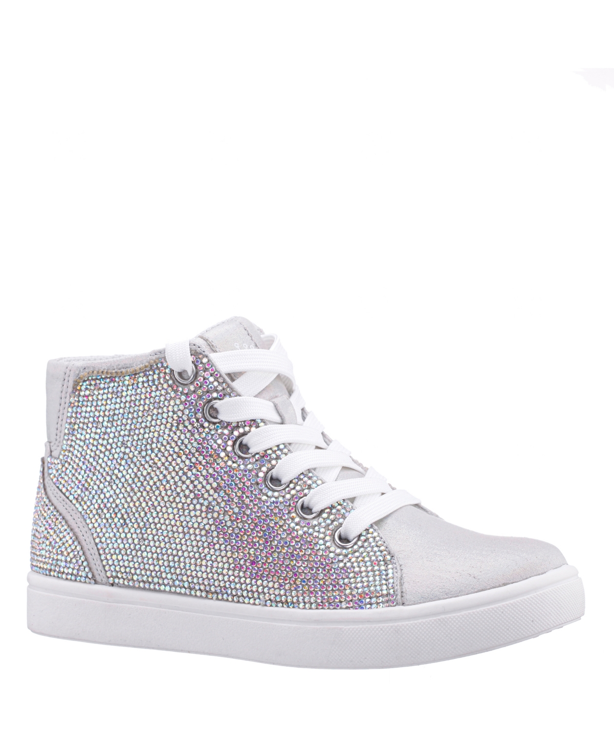 Click here for Nina Big Girls Kula Crystal High Top Sneakers - Si... prices