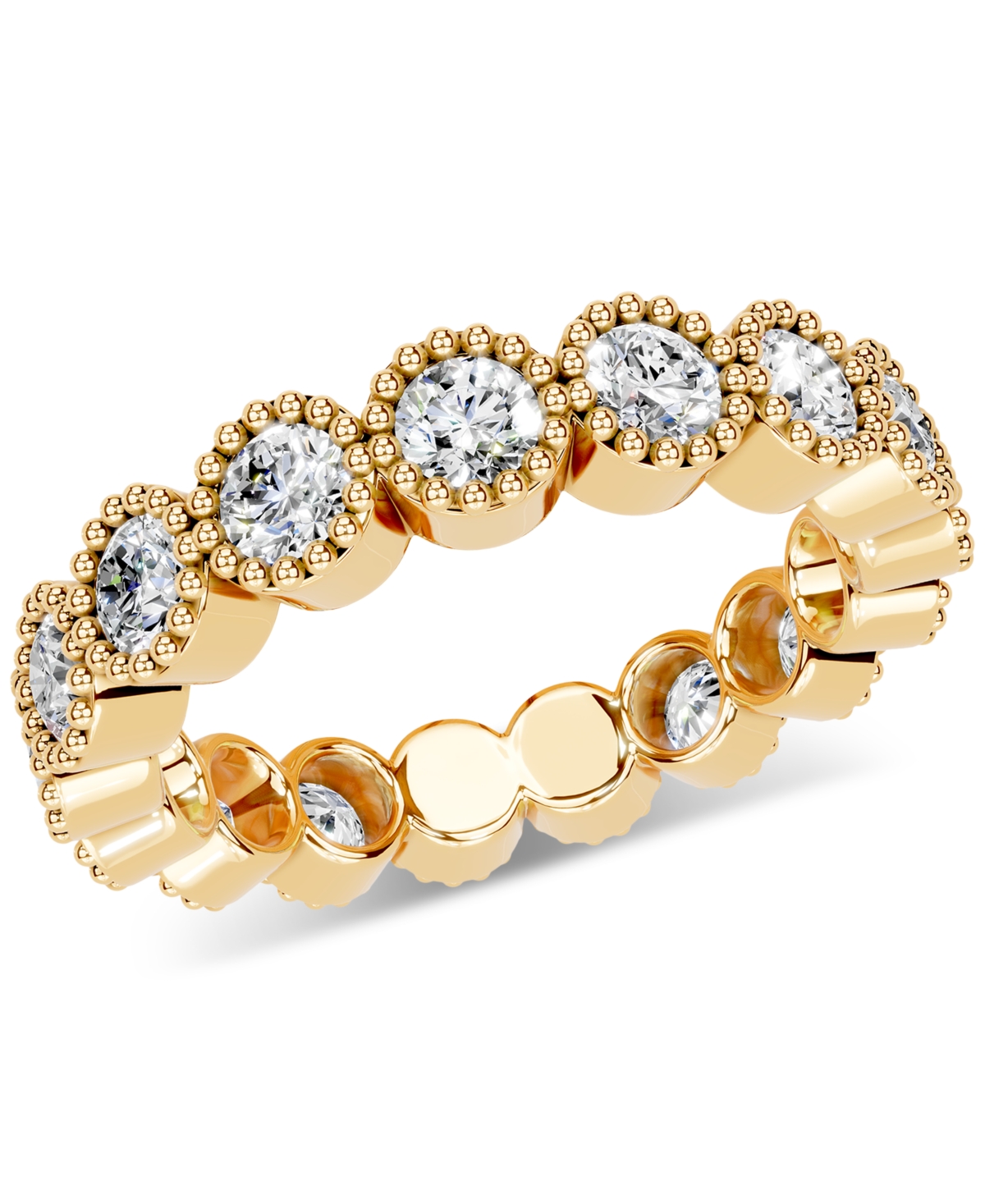 Click here for Diamond Milgrain Frame Eternity Band (2 ct. t.w.)... prices
