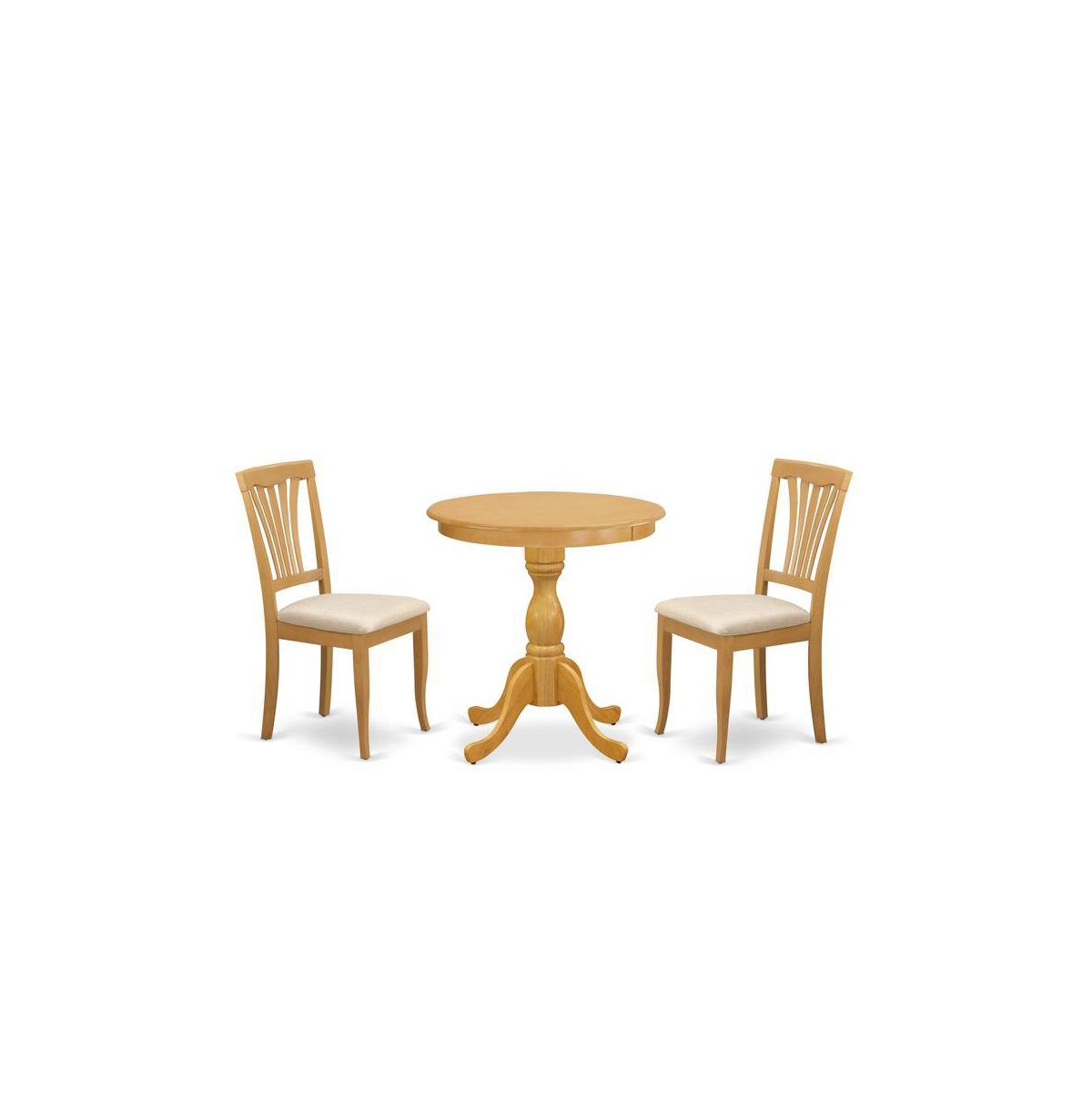 Click here for East West Furniture 3-Pc Dining Room Table Set - 2... prices