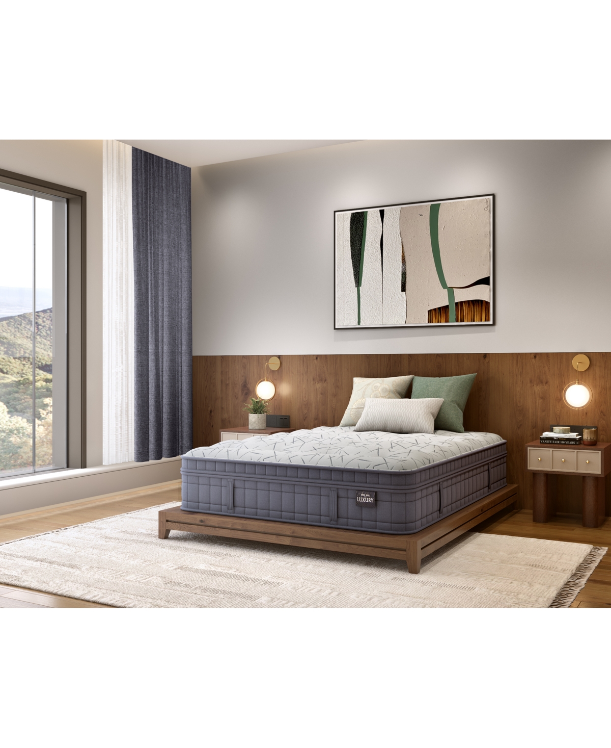 Click here for Luxury by King Koil Somna 15 Plush Hand-Tufted Eur... prices