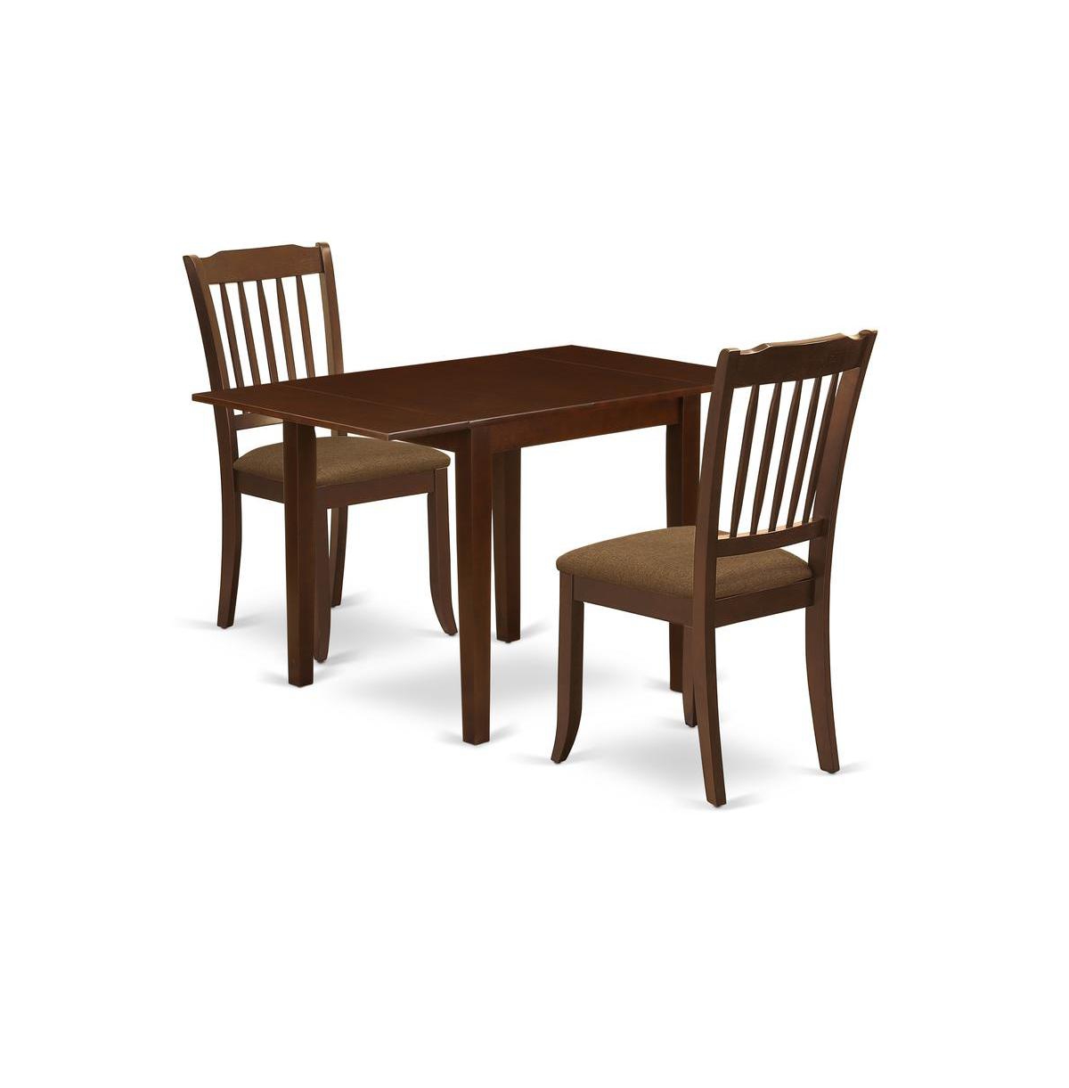 Click here for East West Furniture Dining Room Set Mahogany - Mah... prices